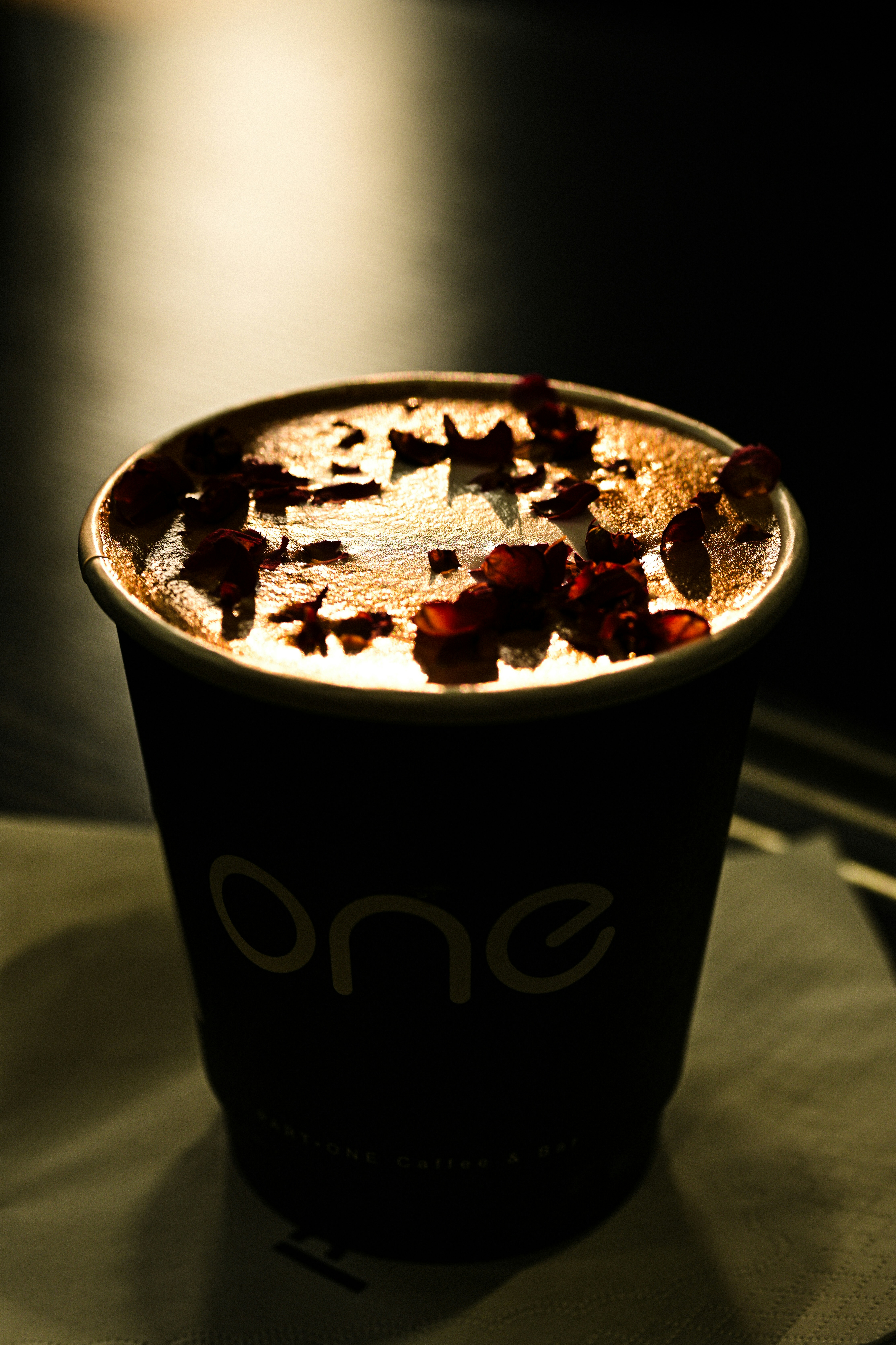A Cup of Quiet Warmth: Cocoa Glow in a Dim Studio