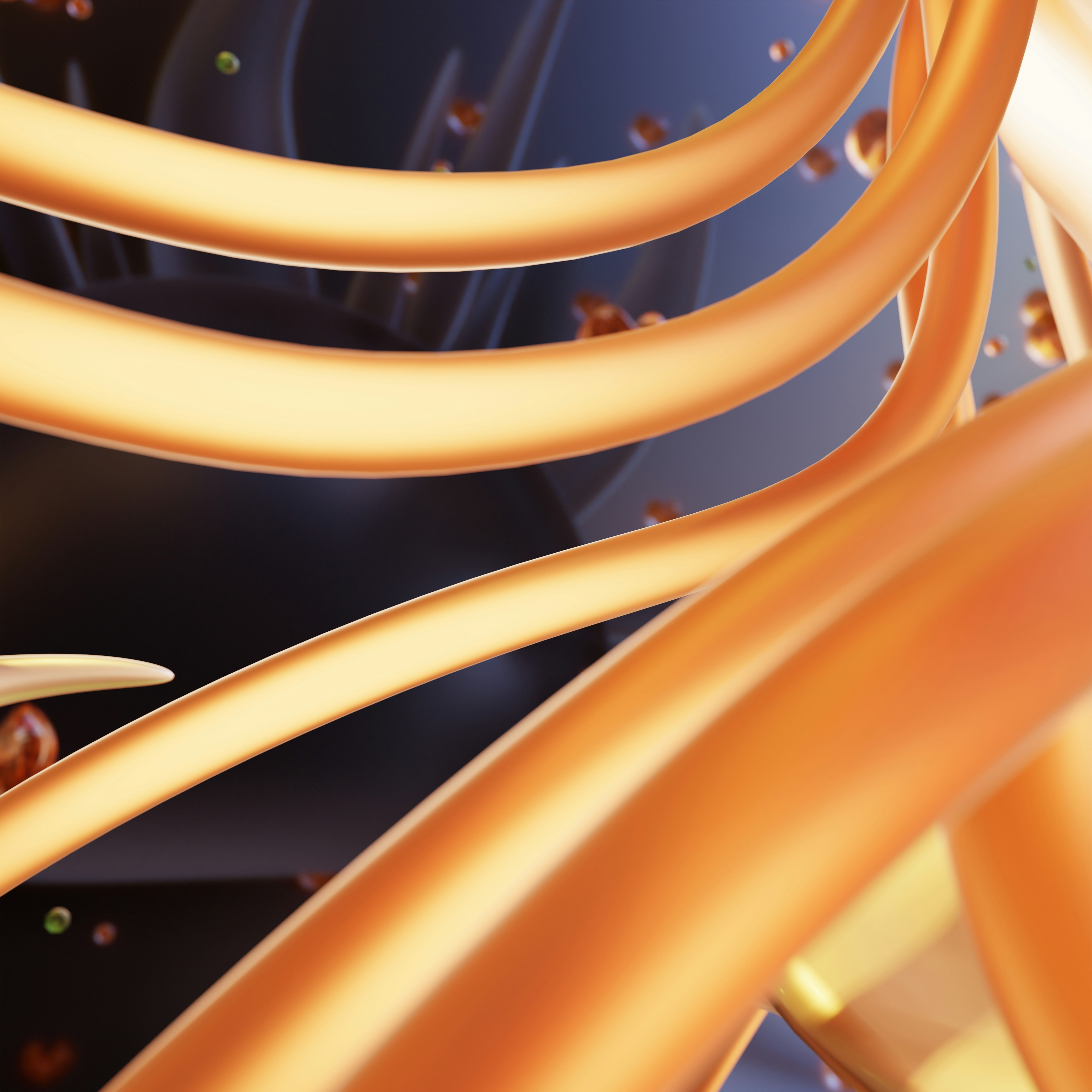 A close up of a bunch of orange wires photo – Free Nebula Image on Unsplash