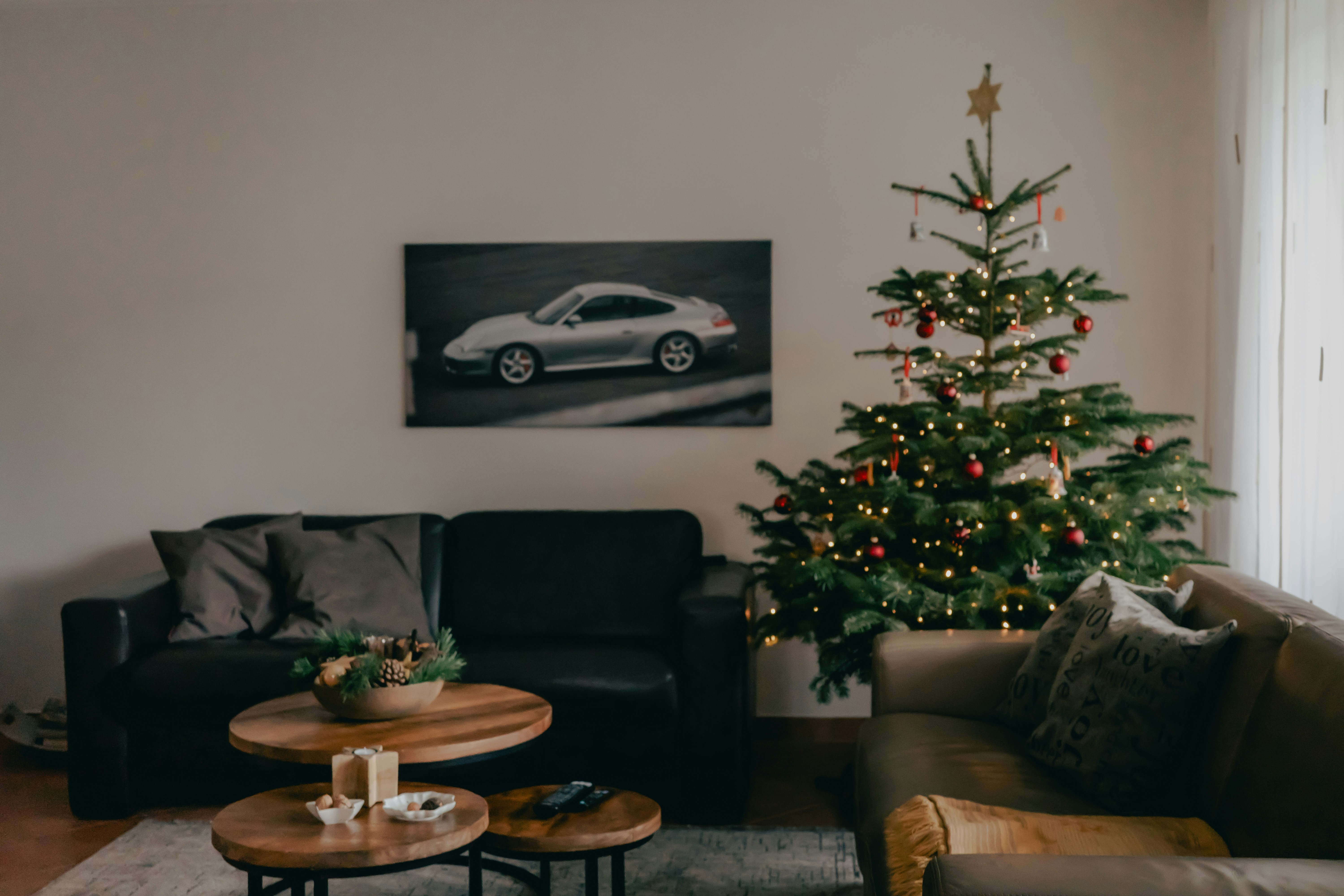 Cozy Corner with Festive Flair