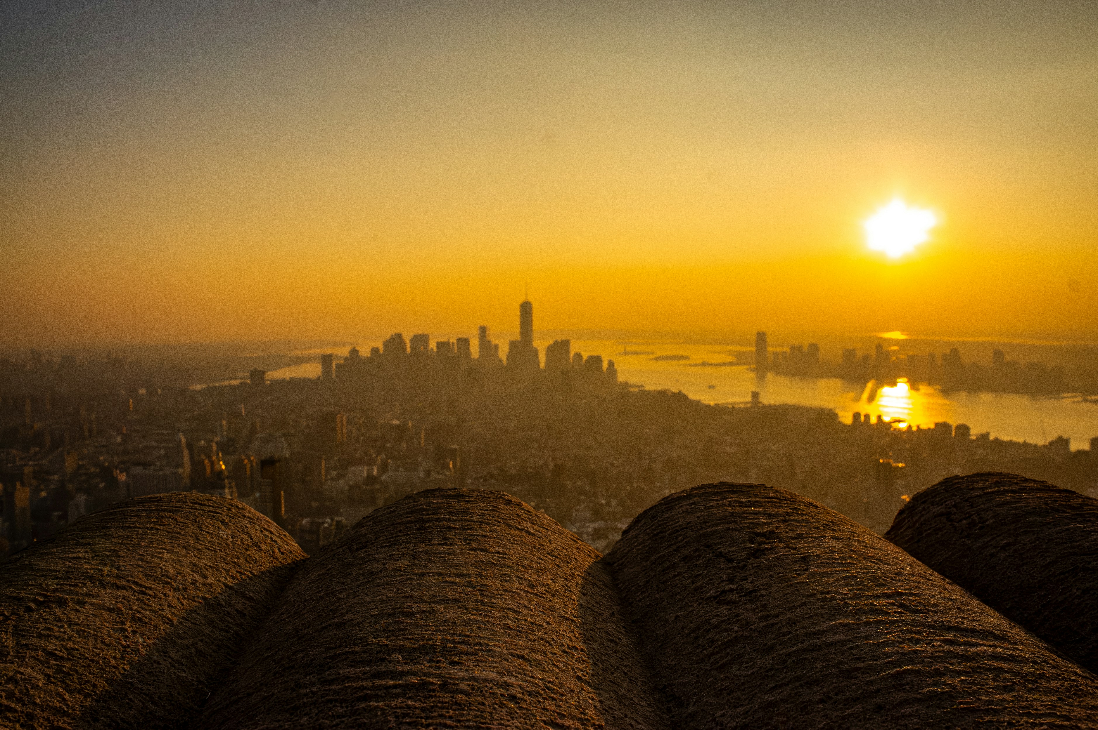 Golden Sunset Over Manhattan
