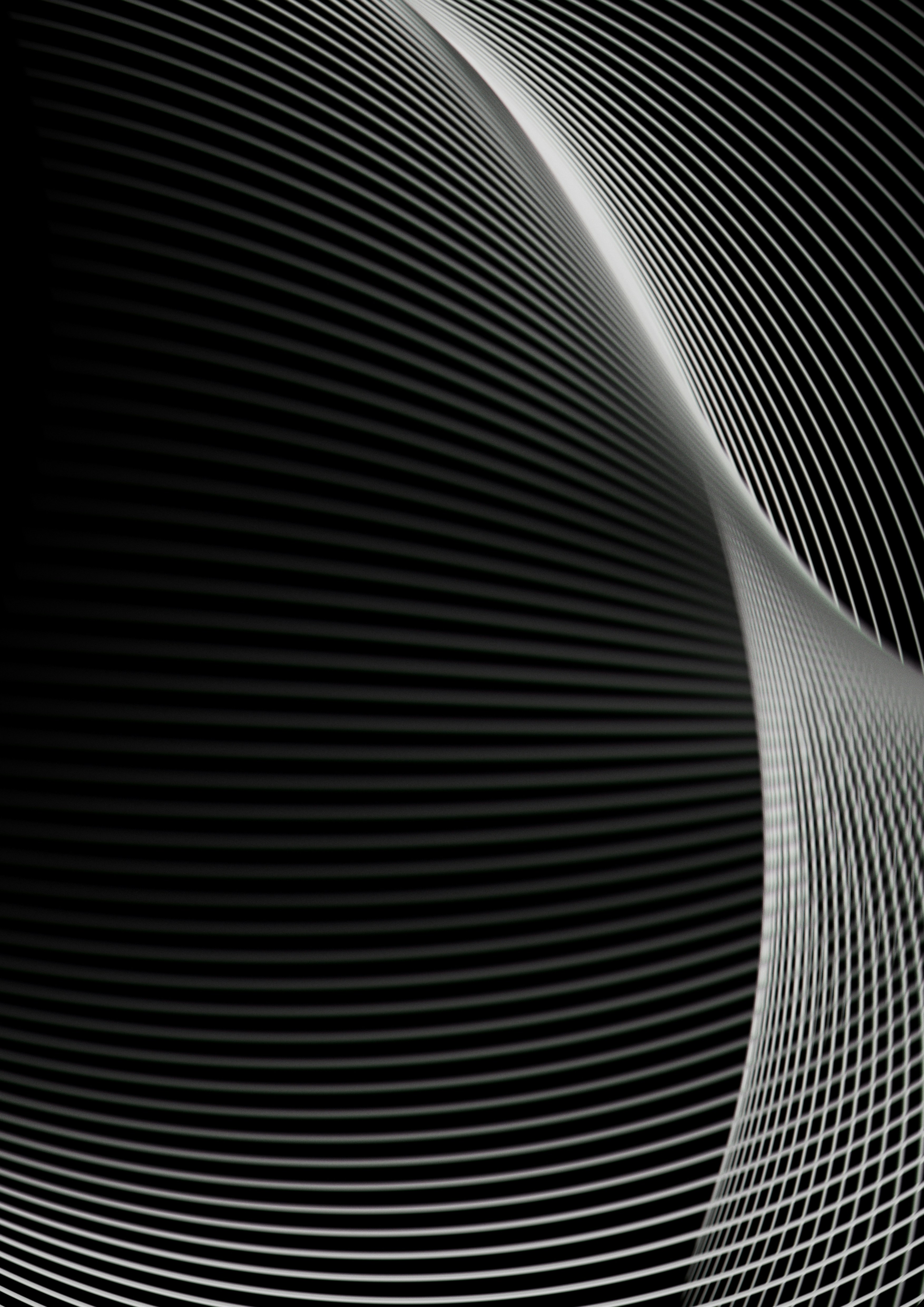 A black and white photo of a curved object photo – Free Pattern Image ...