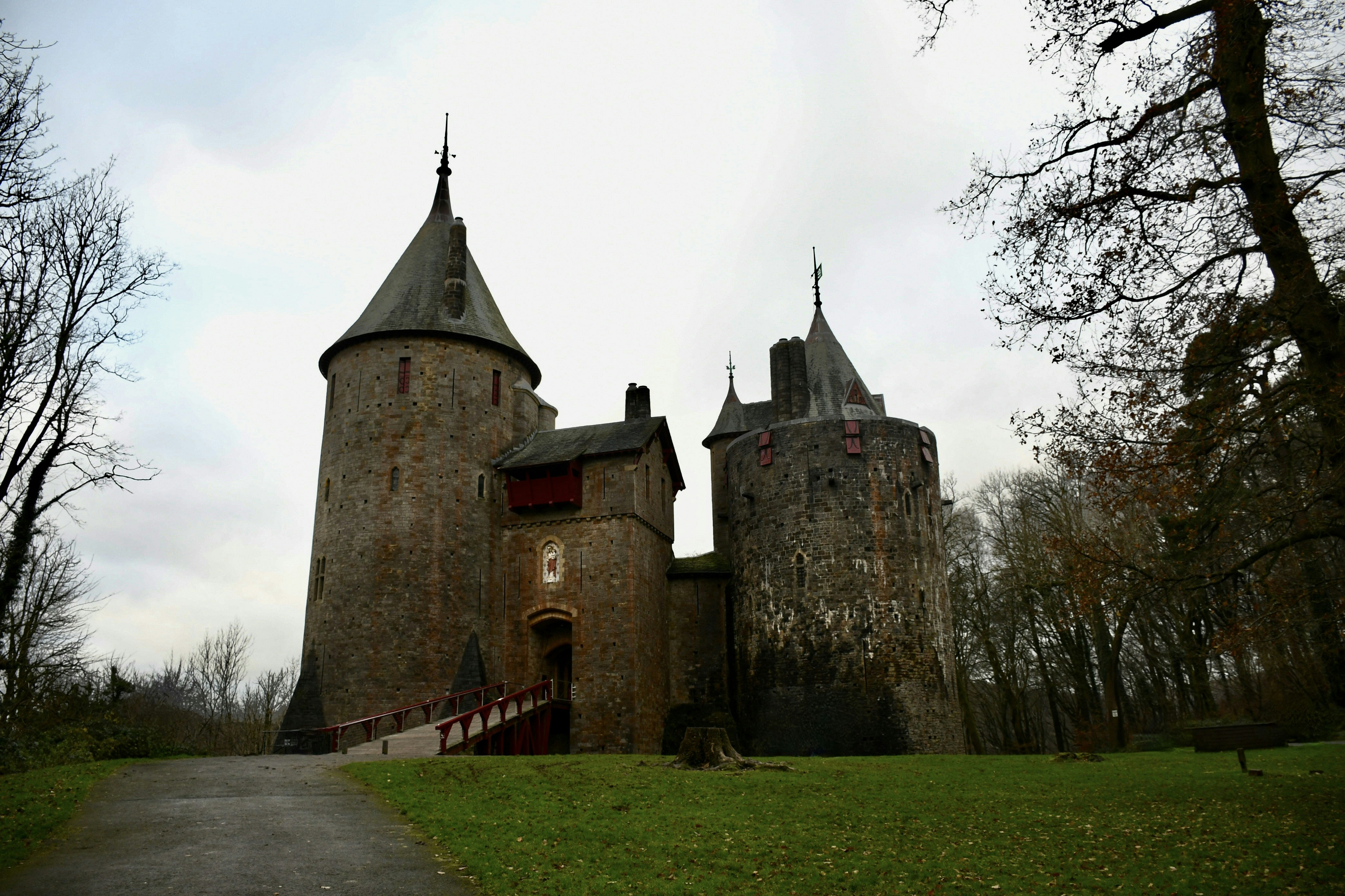 Greystone Keep Beneath a Cloud-Chased Sky