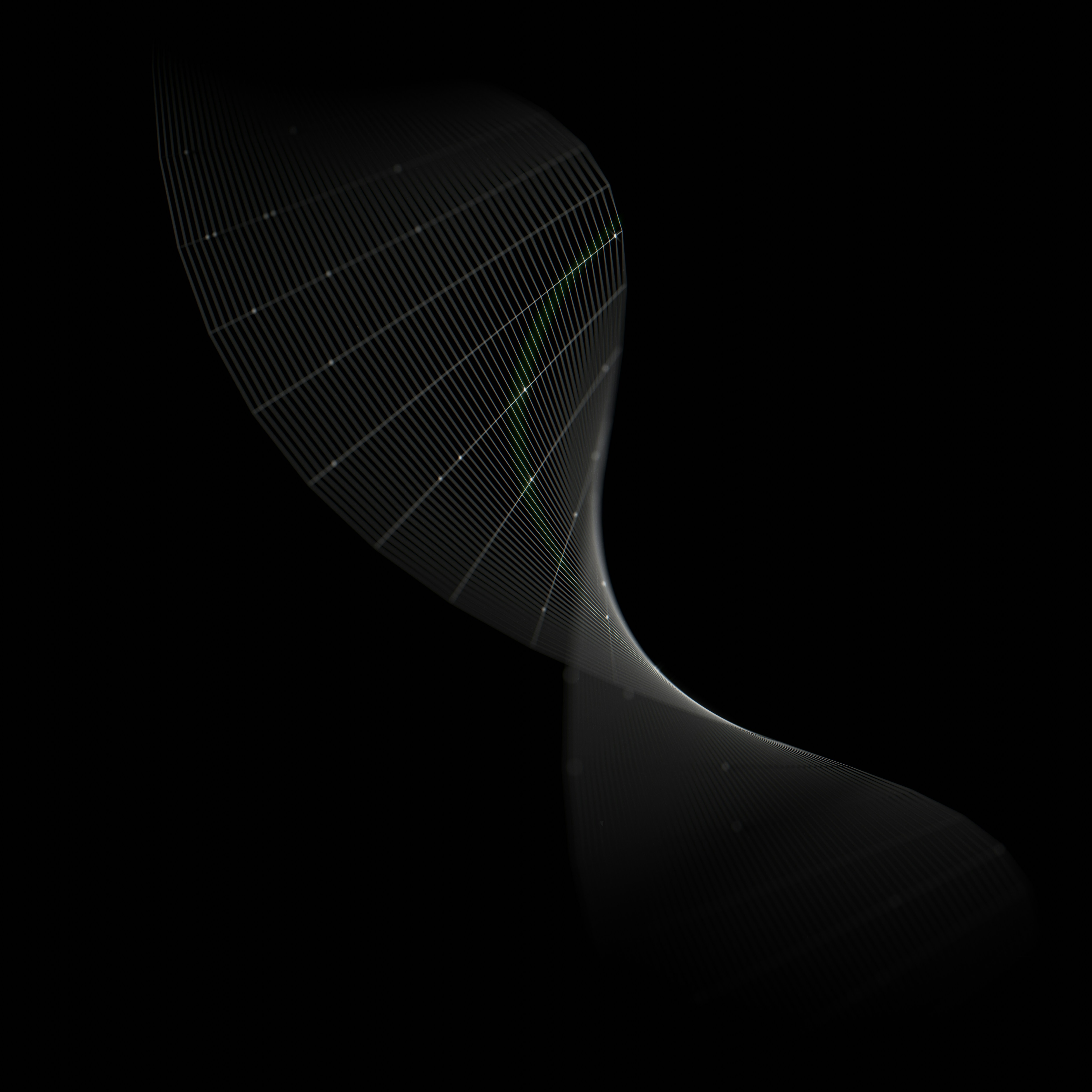 A black and white photo of a curved object photo – Free 3d Image on ...