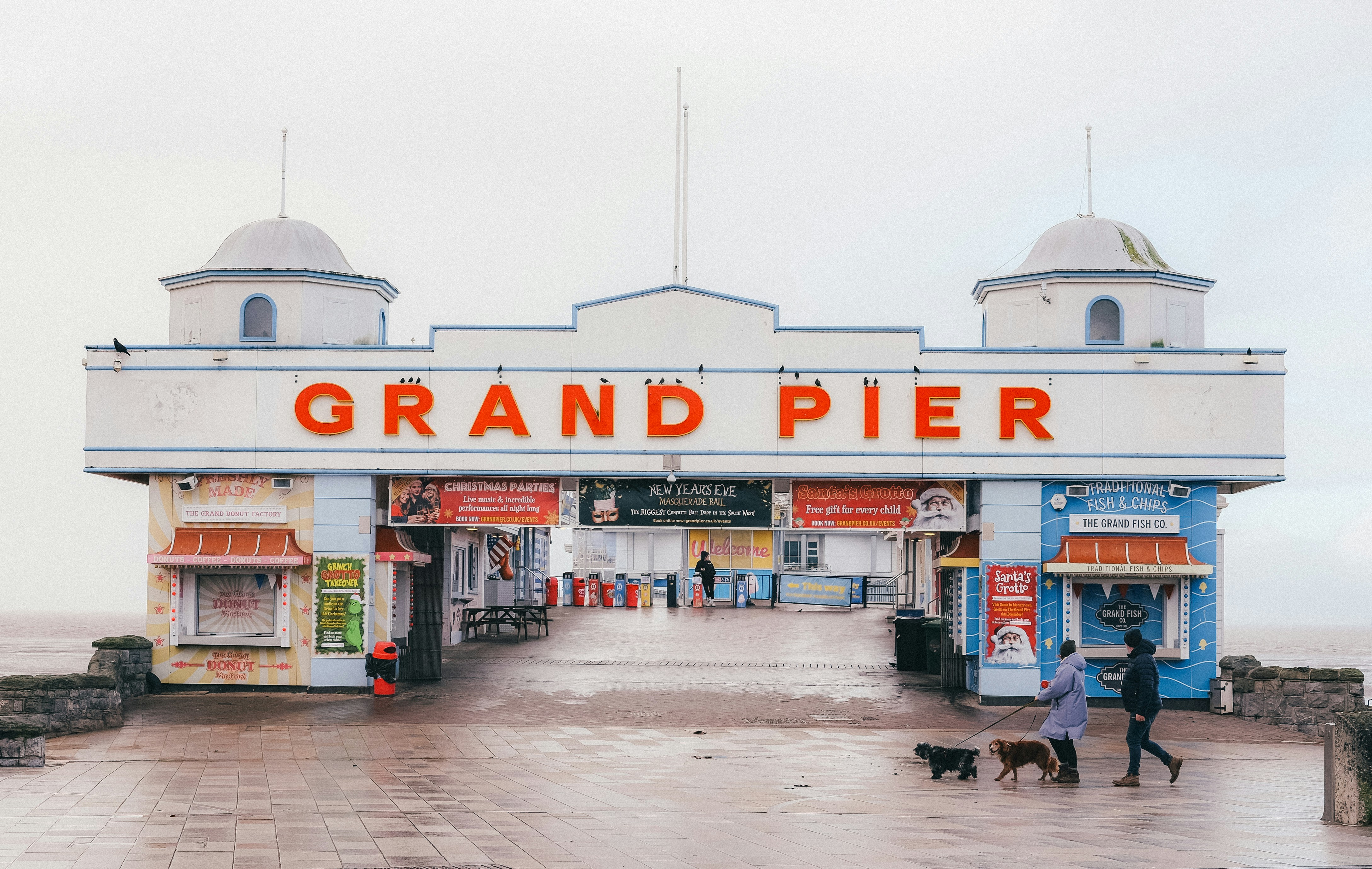 Grand Pier Entrance in Soft Morning Light