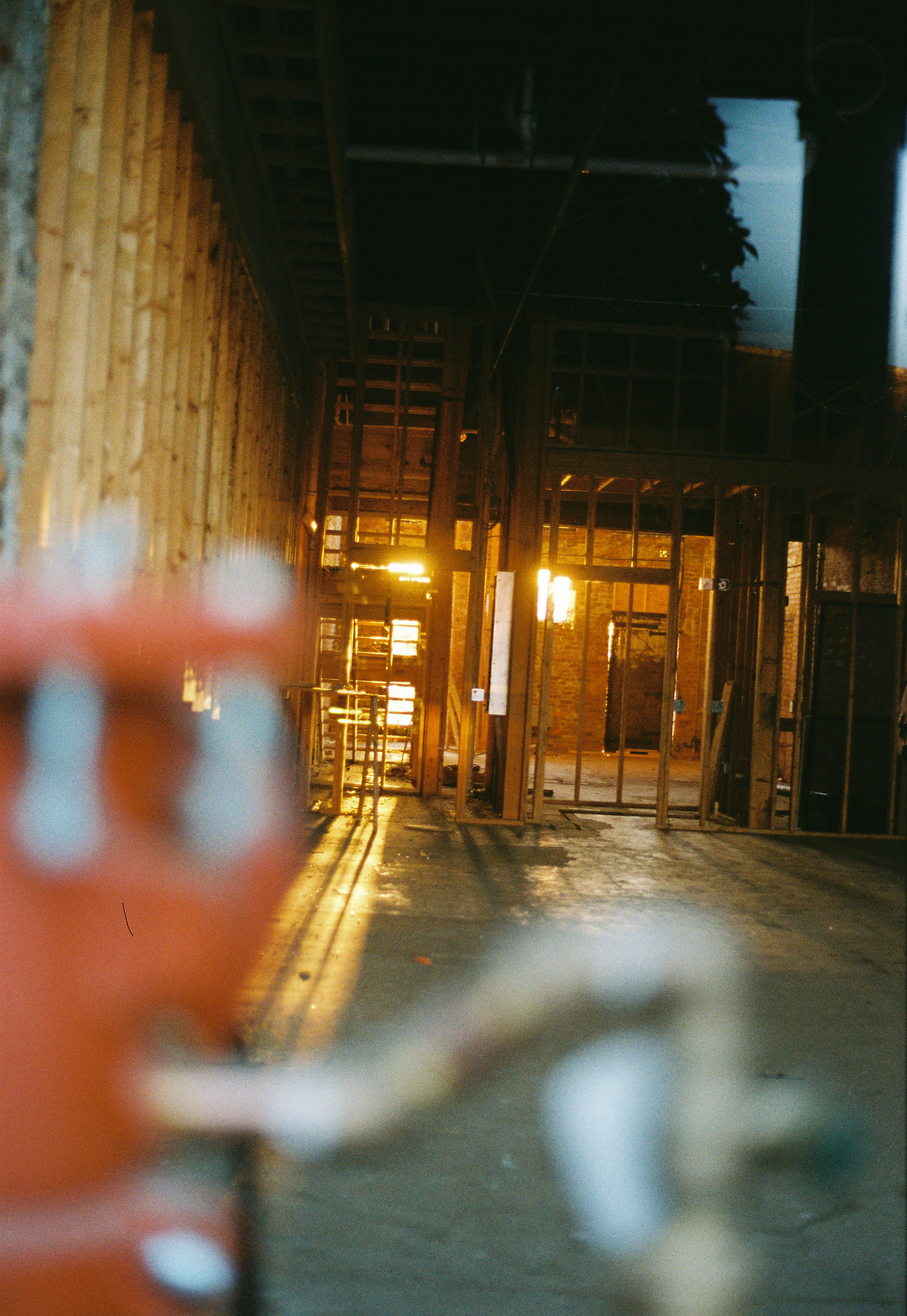 A fire hydrant in front of a building under construction photo – Free ...