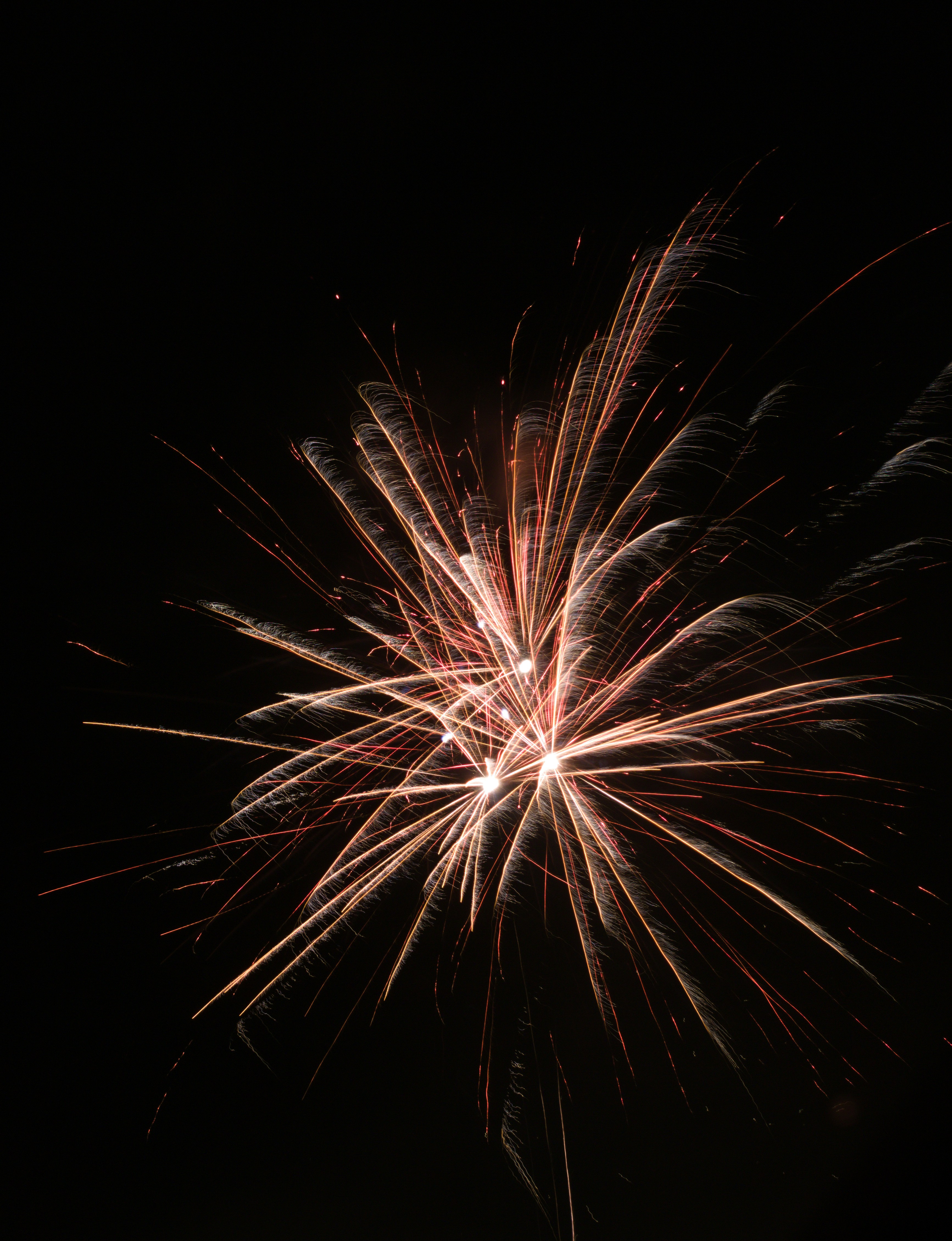 A fireworks is lit up in the dark sky photo – Free Brown Image on Unsplash