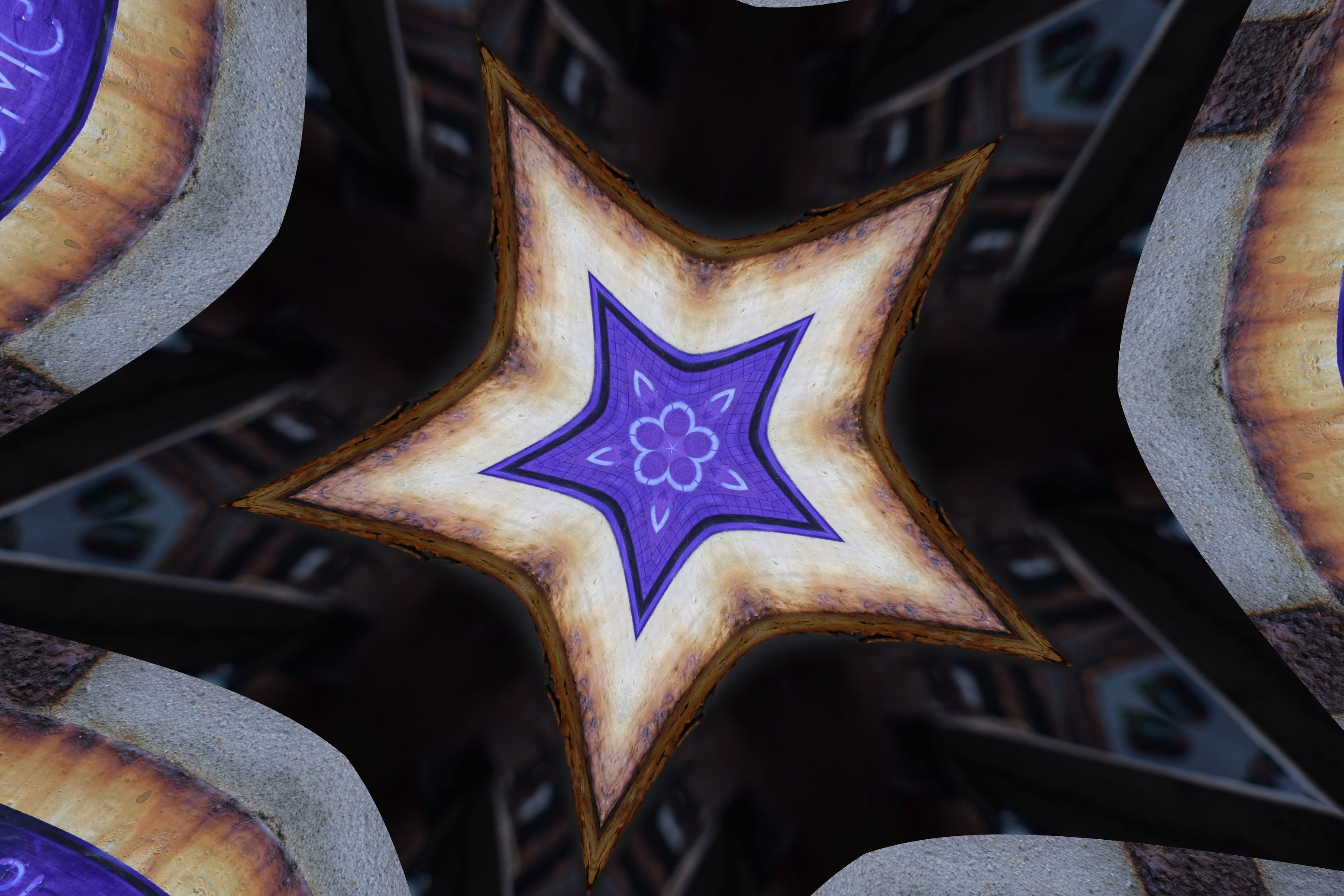 An abstract picture of a star shaped object photo – Free Symbol Image ...