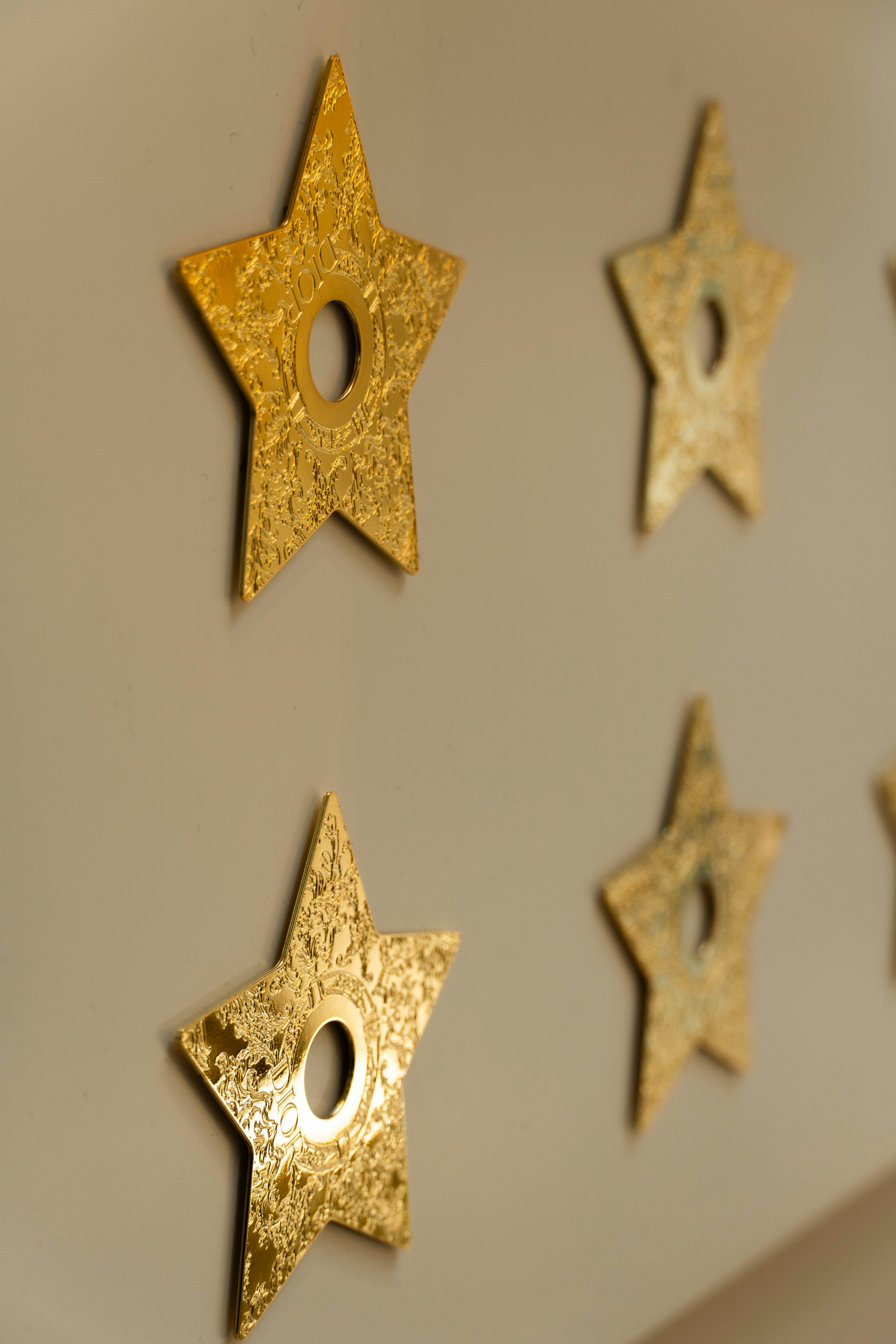 Gilded Stars on a Quiet Wall