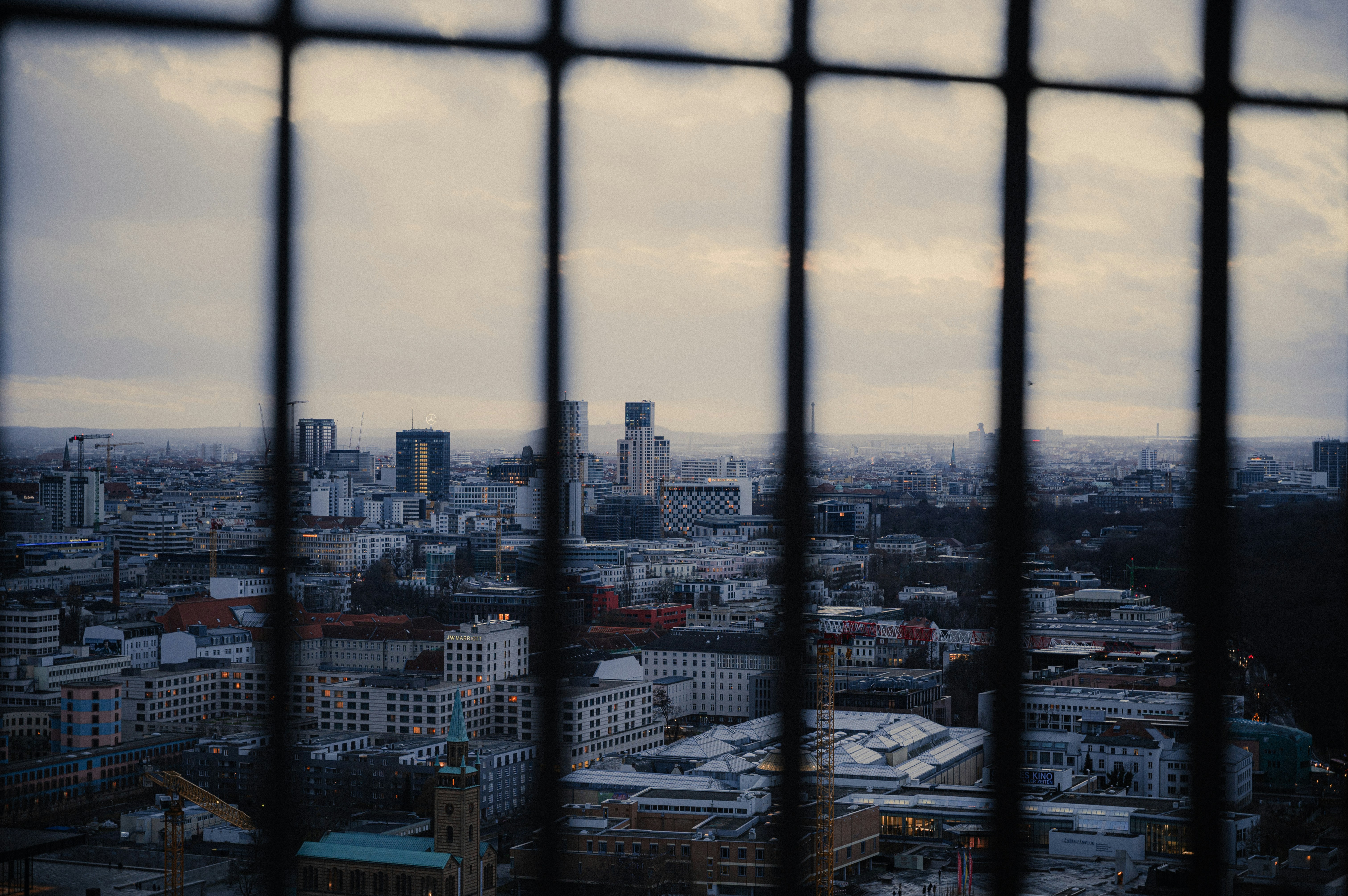 A view of a city through a window photo – Free Berlin Image on Unsplash