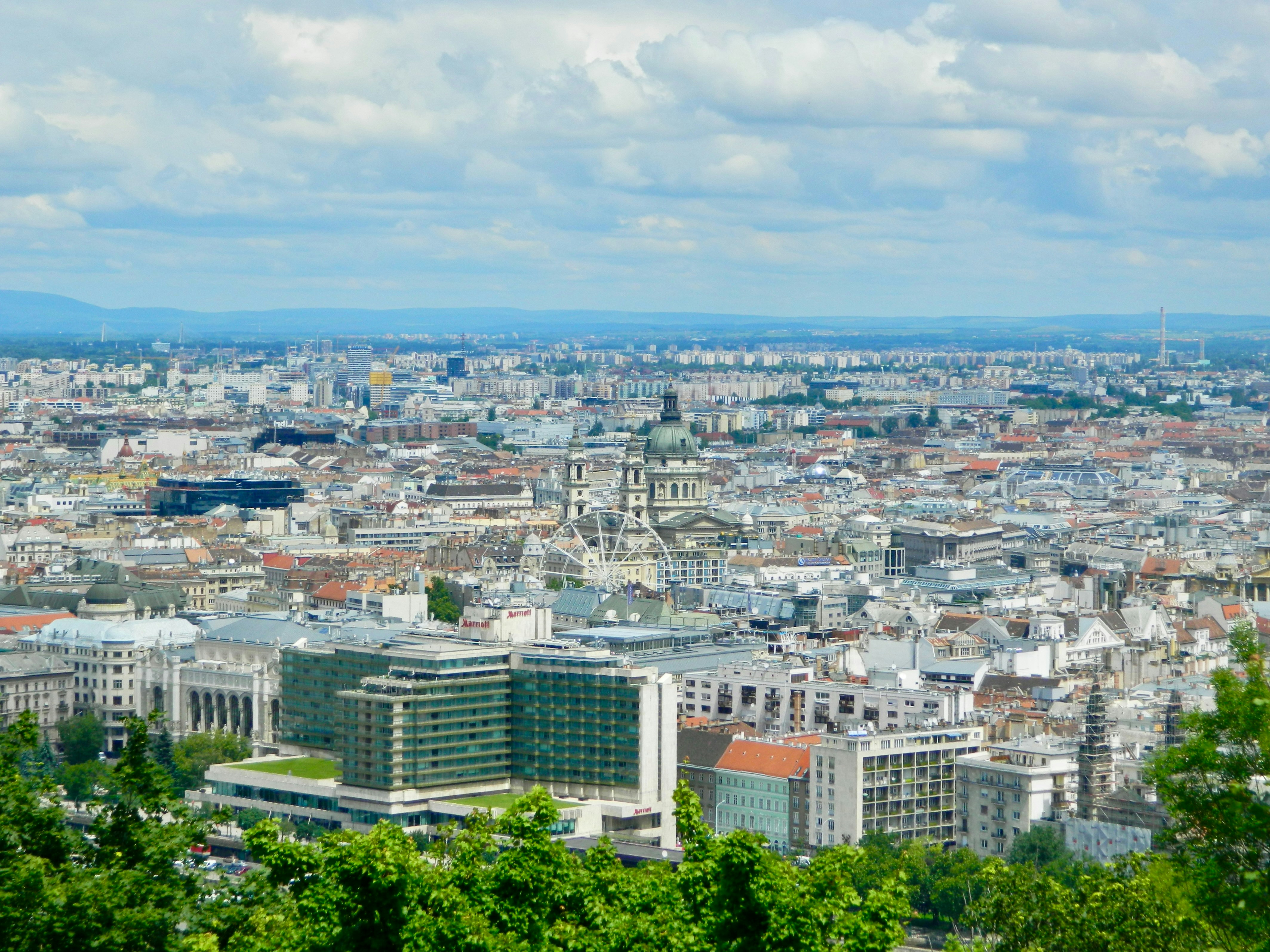 A City View from Budapest.