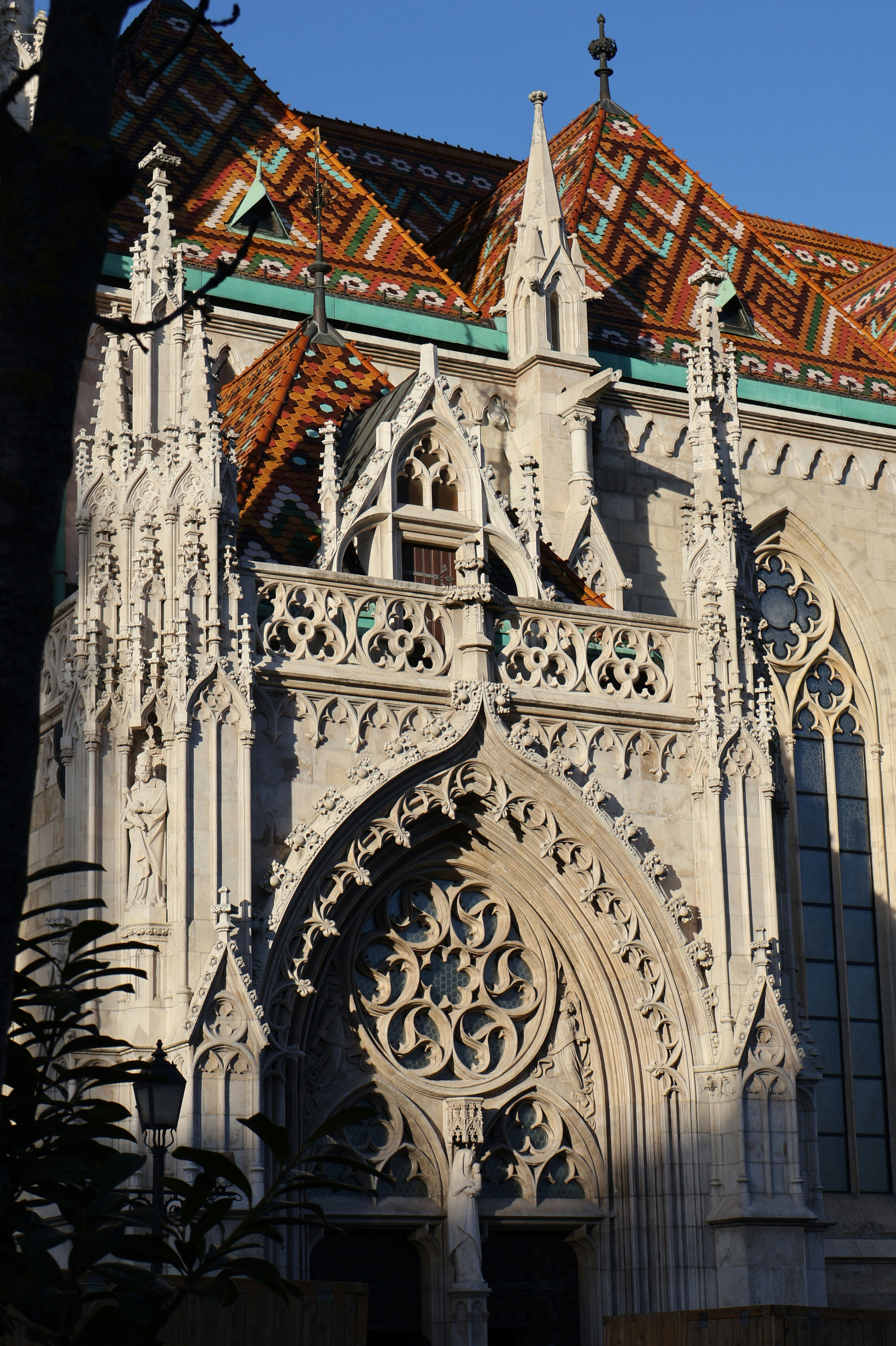 Lacework in Stone: Central Gothic Portal Under Warm Afternoon Light