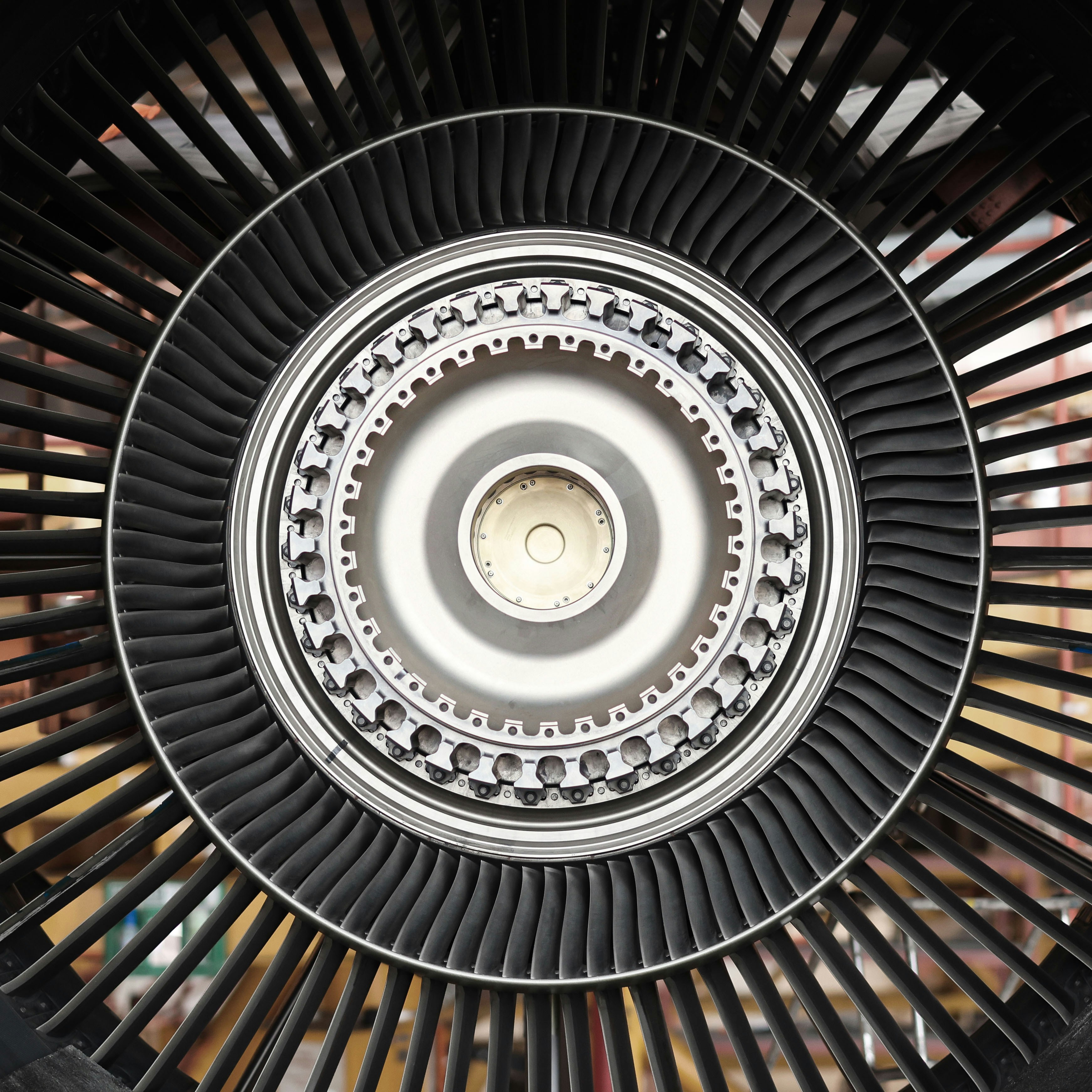 A close up view of a jet engine photo – Free Engine Image on Unsplash