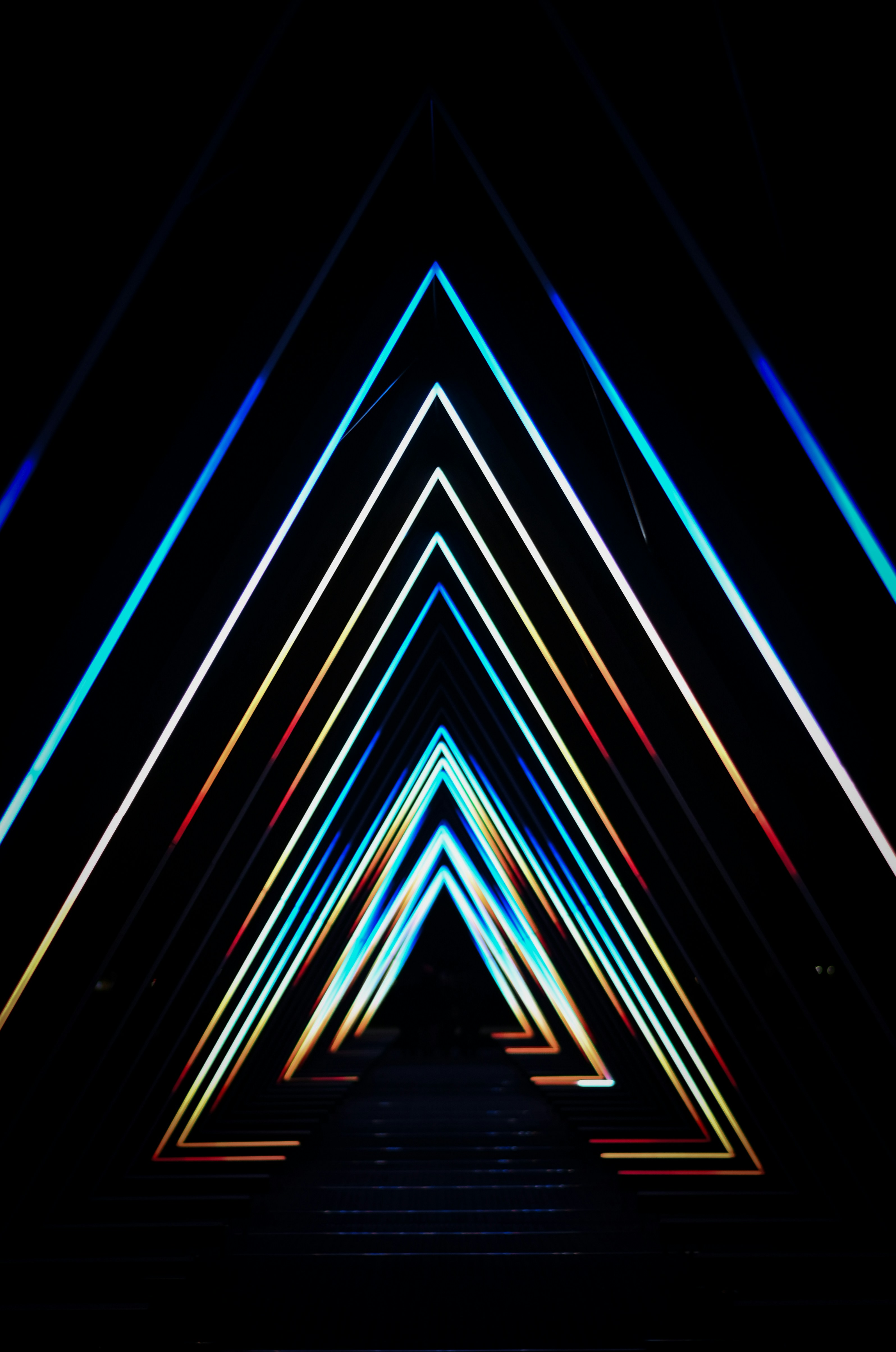 Geometric Symphony in Neon ShadowsSylwia Bartyzel