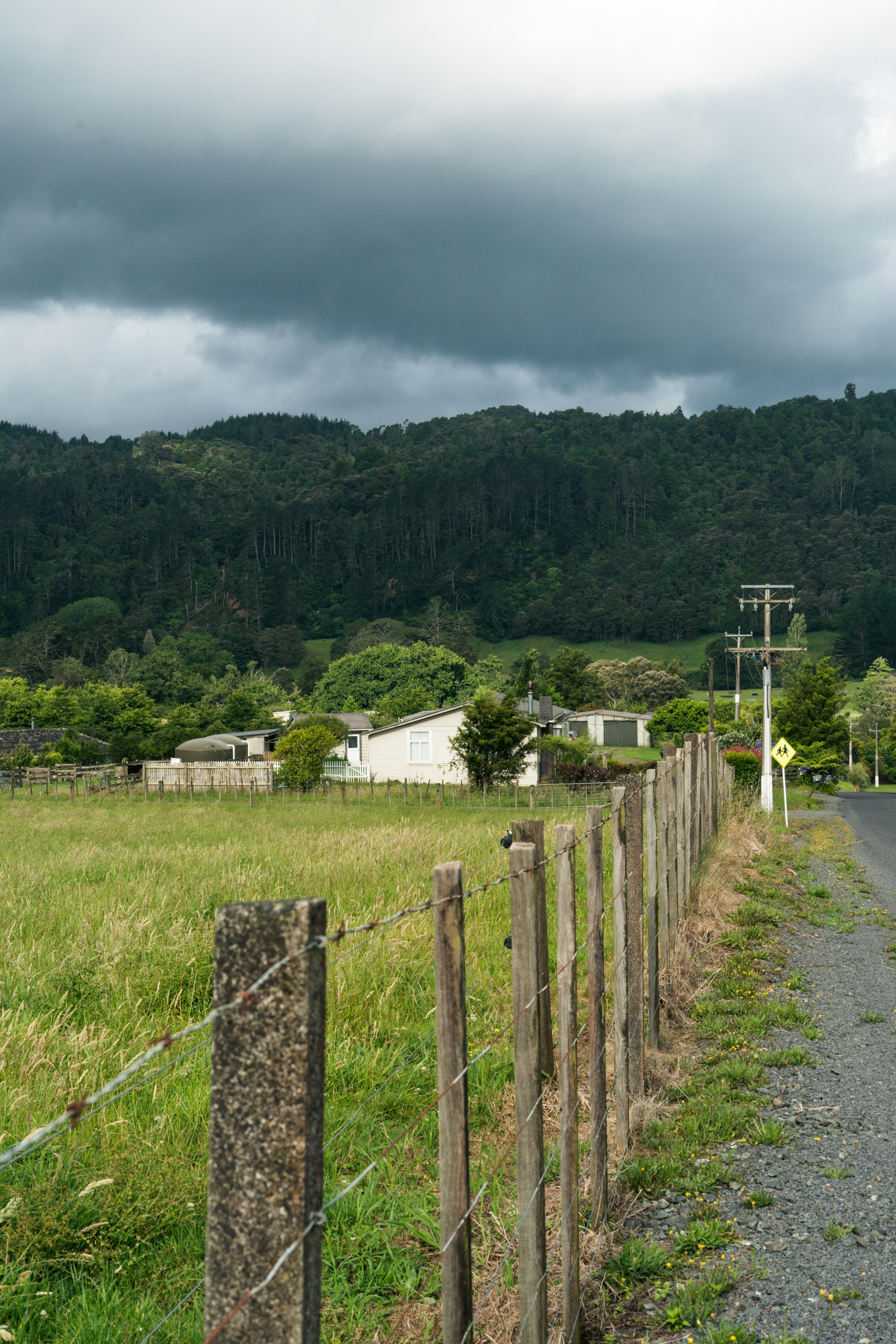 Fence Line to a Storm-Born Horizon