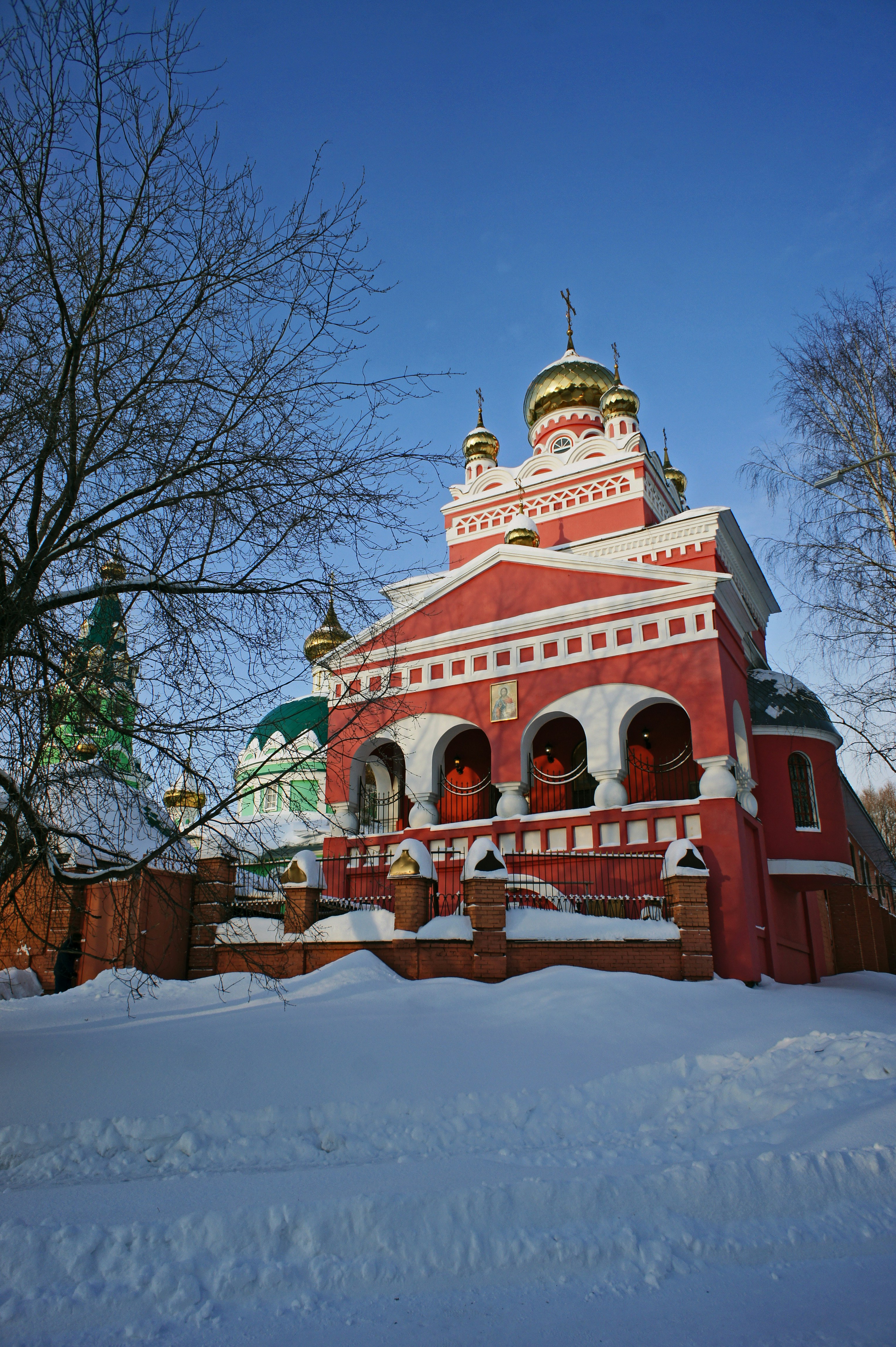 Trinity Cathedral (Cathedral of the Holy Trinity) is an Orthodox church in Izhevsk, built in 1812-1814 according to the design of the architect Semyon Dudin.