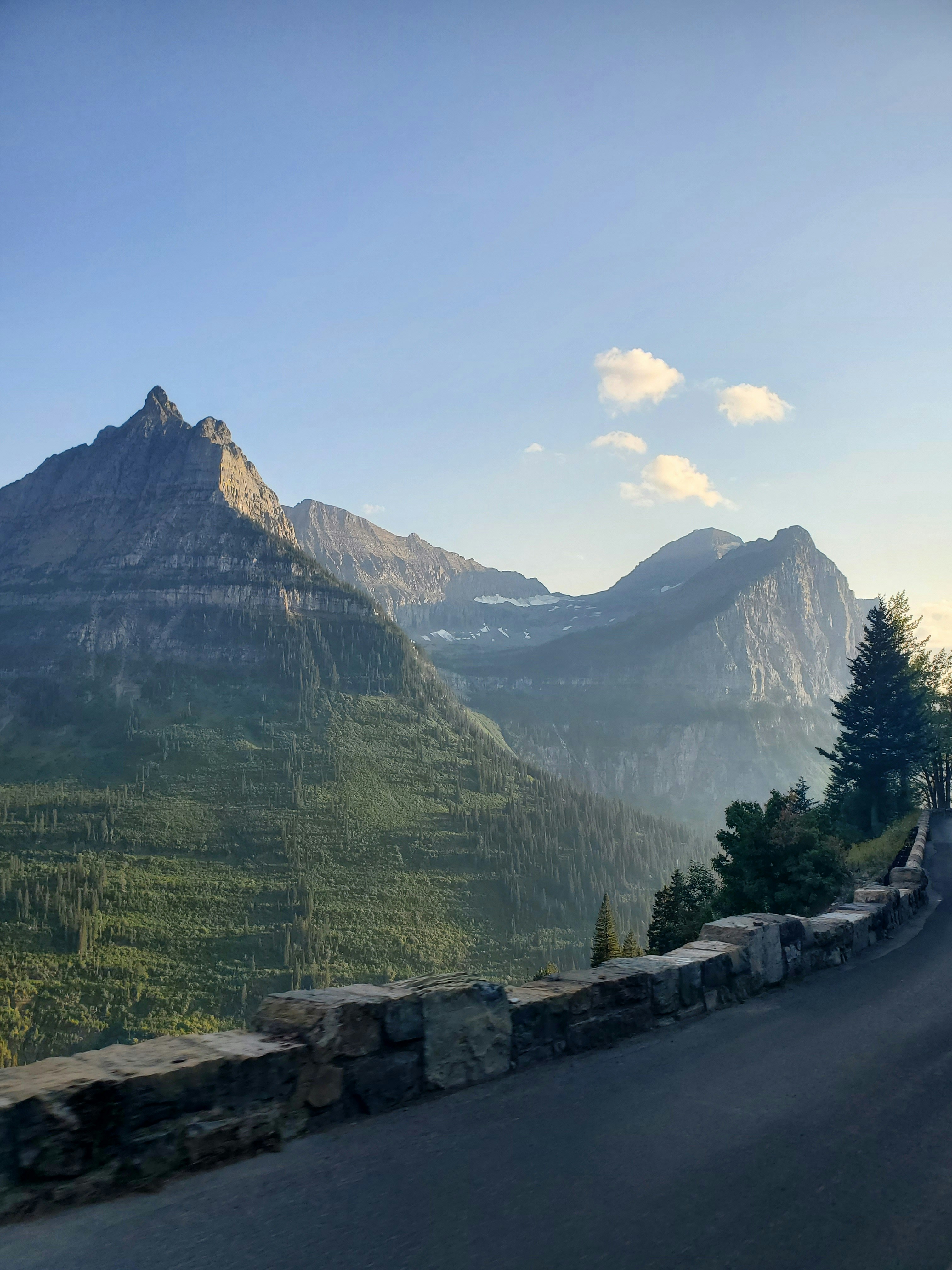 Ridge Road Overlook: Mountains Under a Gentle Sky