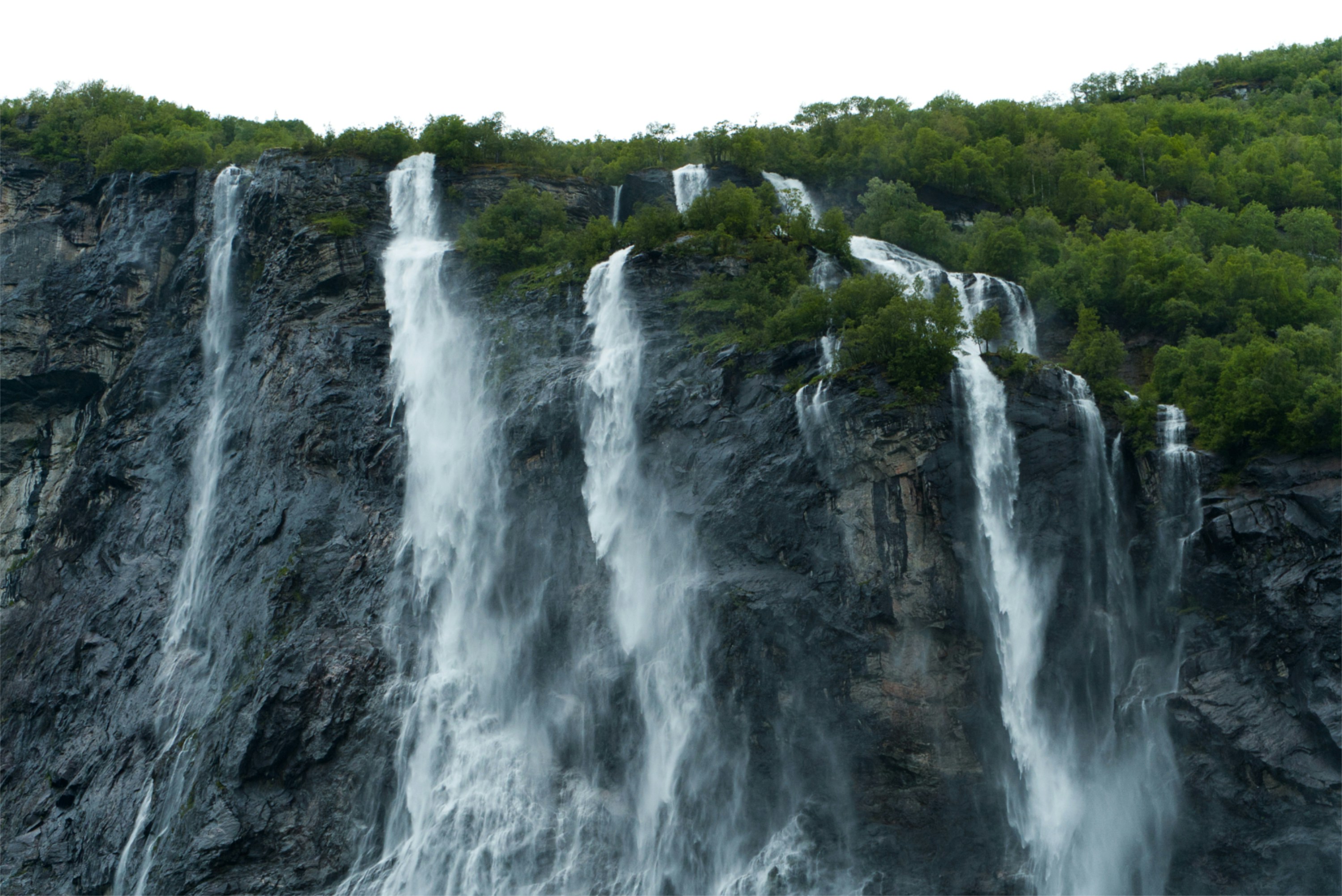Waterfalls are beautiful nature phenomenons.