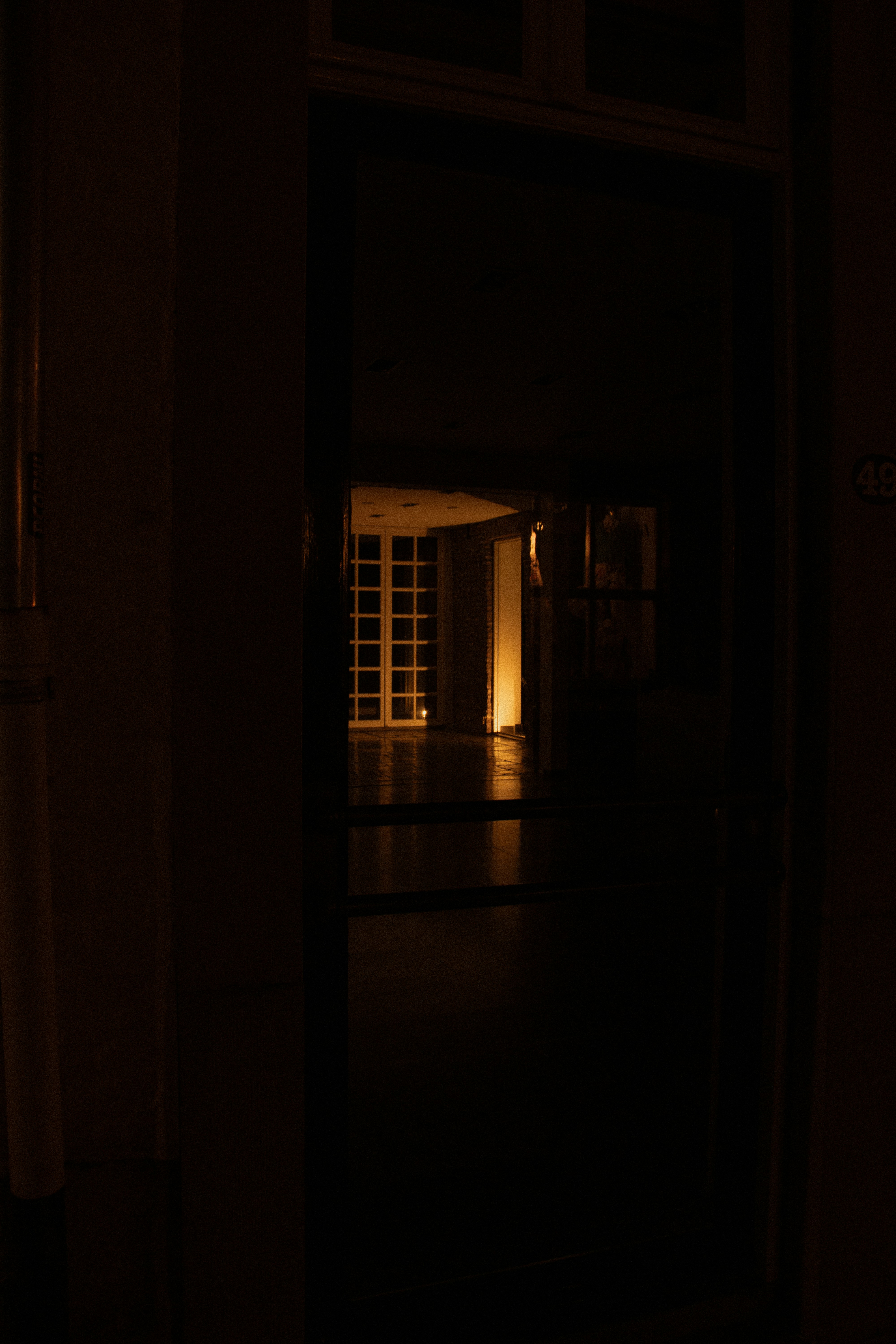 An open door in a dark room at night photo – Free Maastricht Image on ...