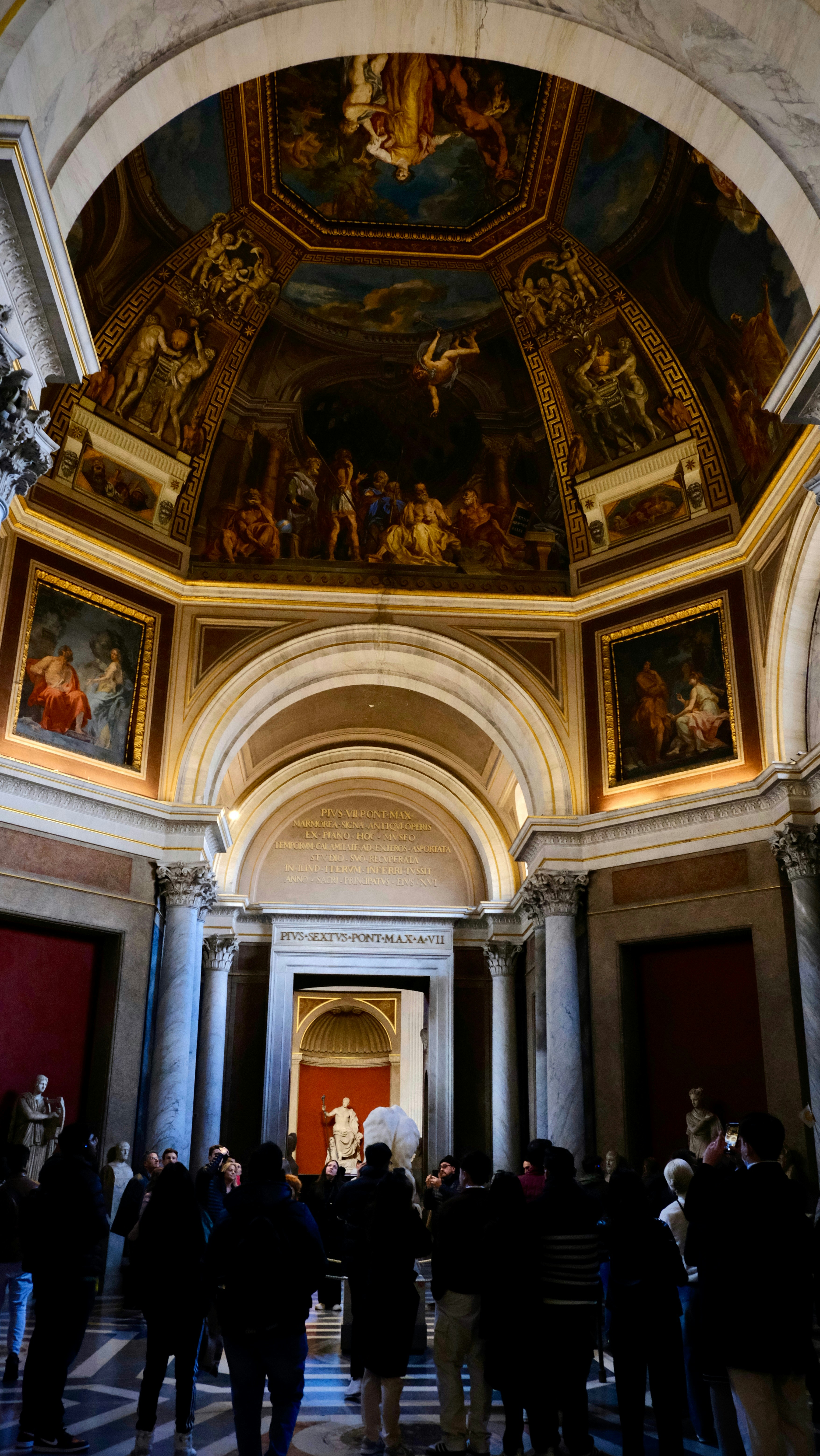 A group of people standing inside of a building photo – Free Vatican ...