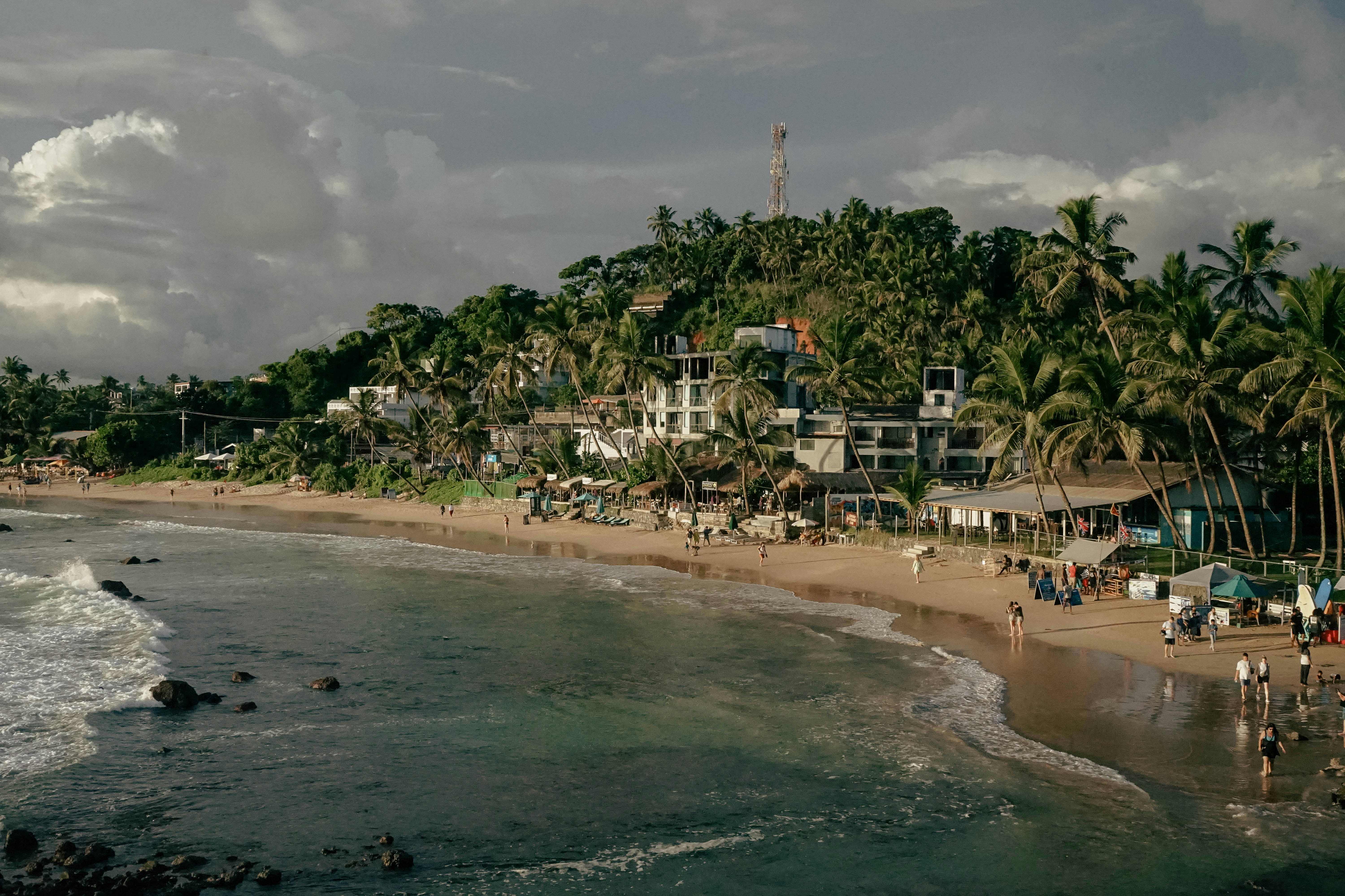 Palm-Rowed Coastline: A Caribbean Beachfront Town Comes to Life