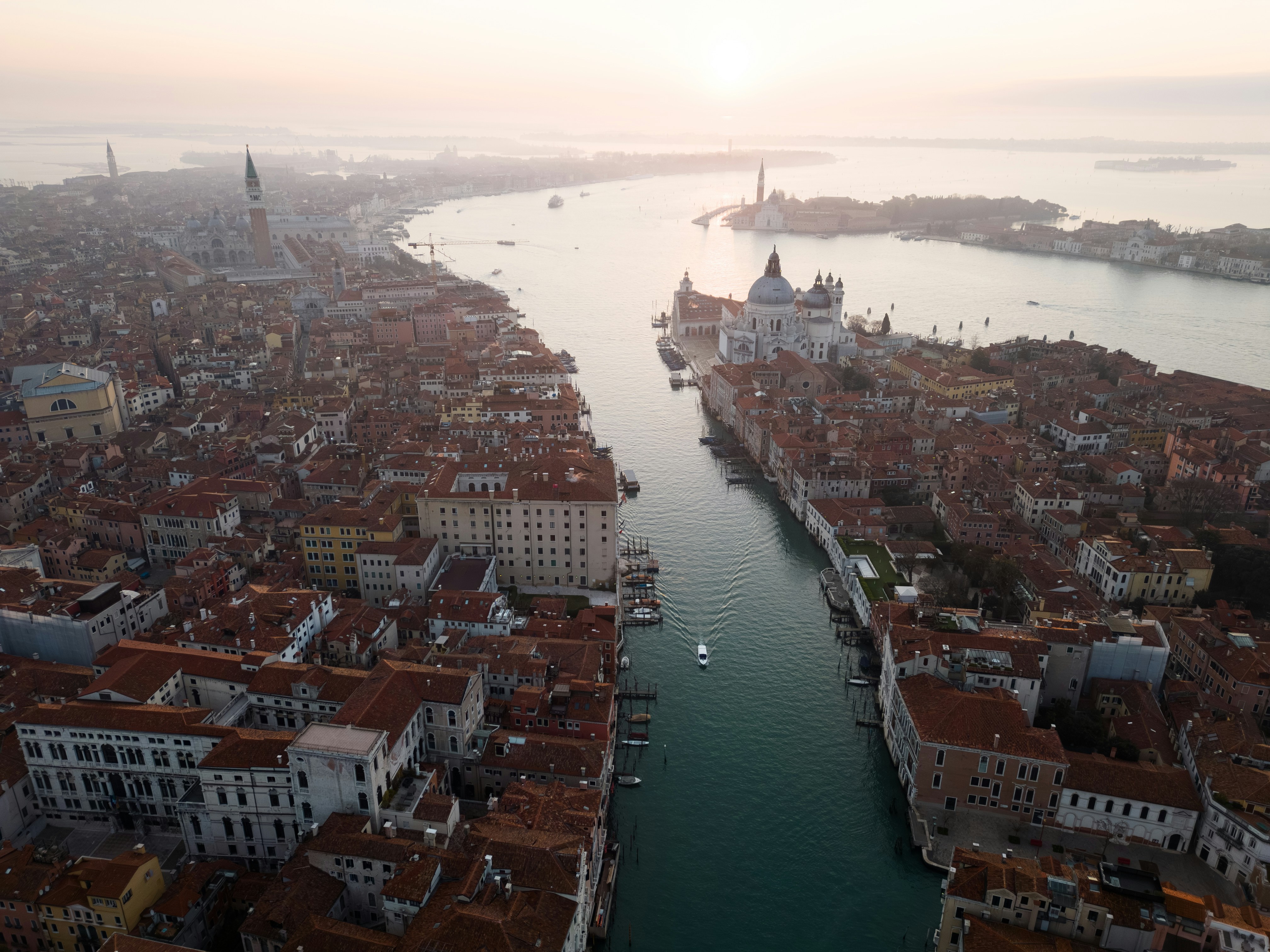 Dawn over Venice: Grand Canal and Santa Maria della Salute