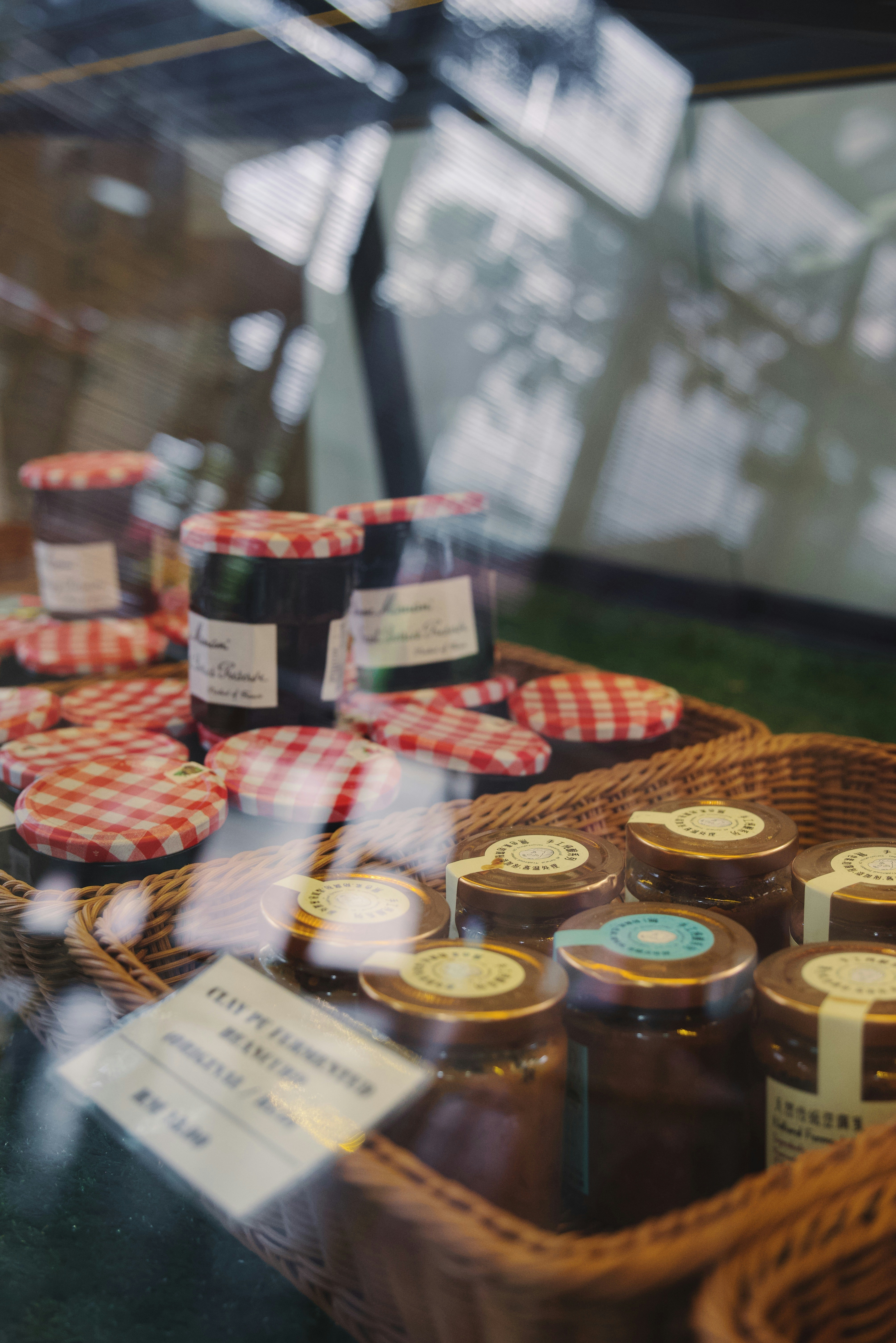 A display of jams in a store window photo – Free Bread Image on Unsplash