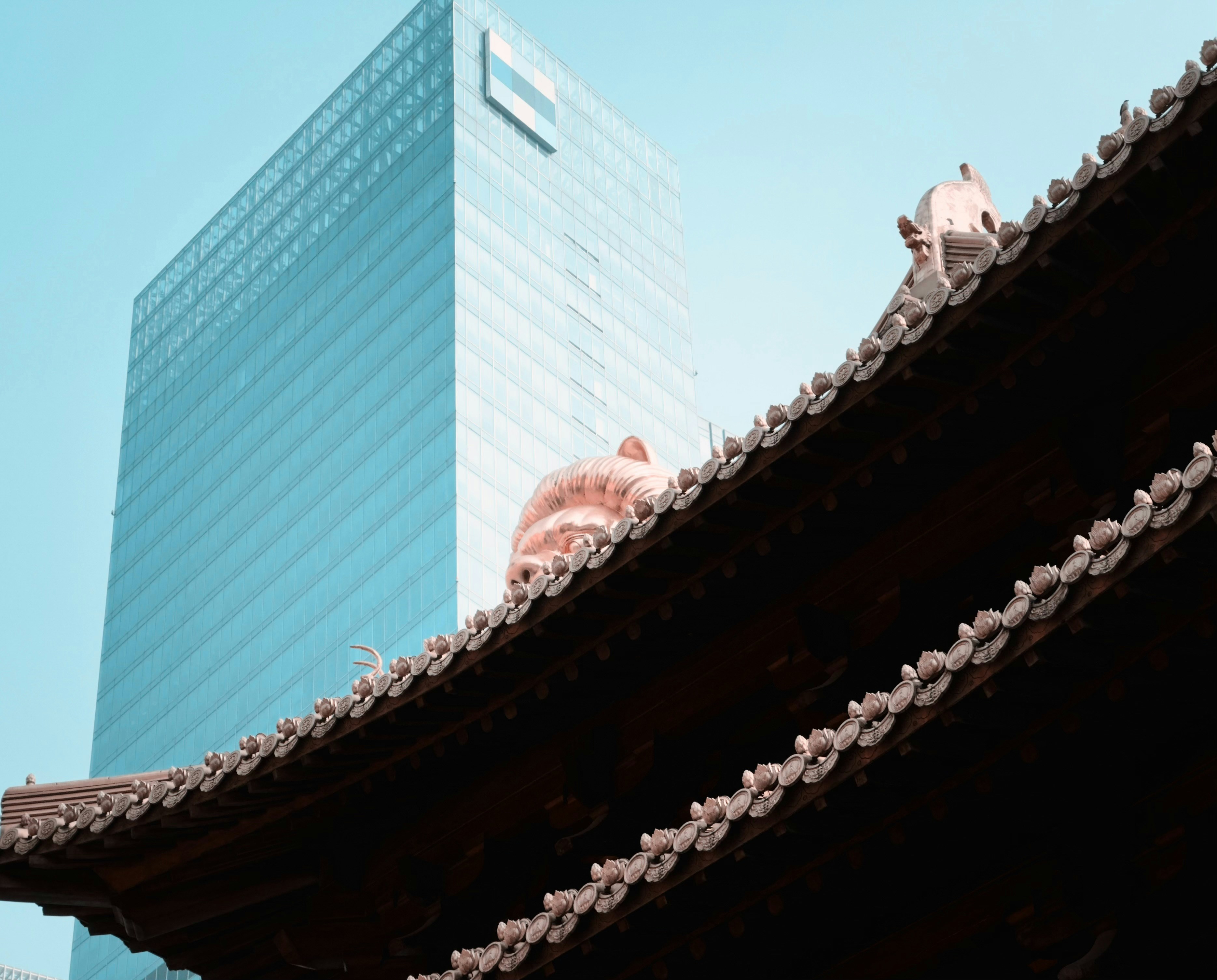 Old Roof, New Skyline: The Quiet Clash of Eras