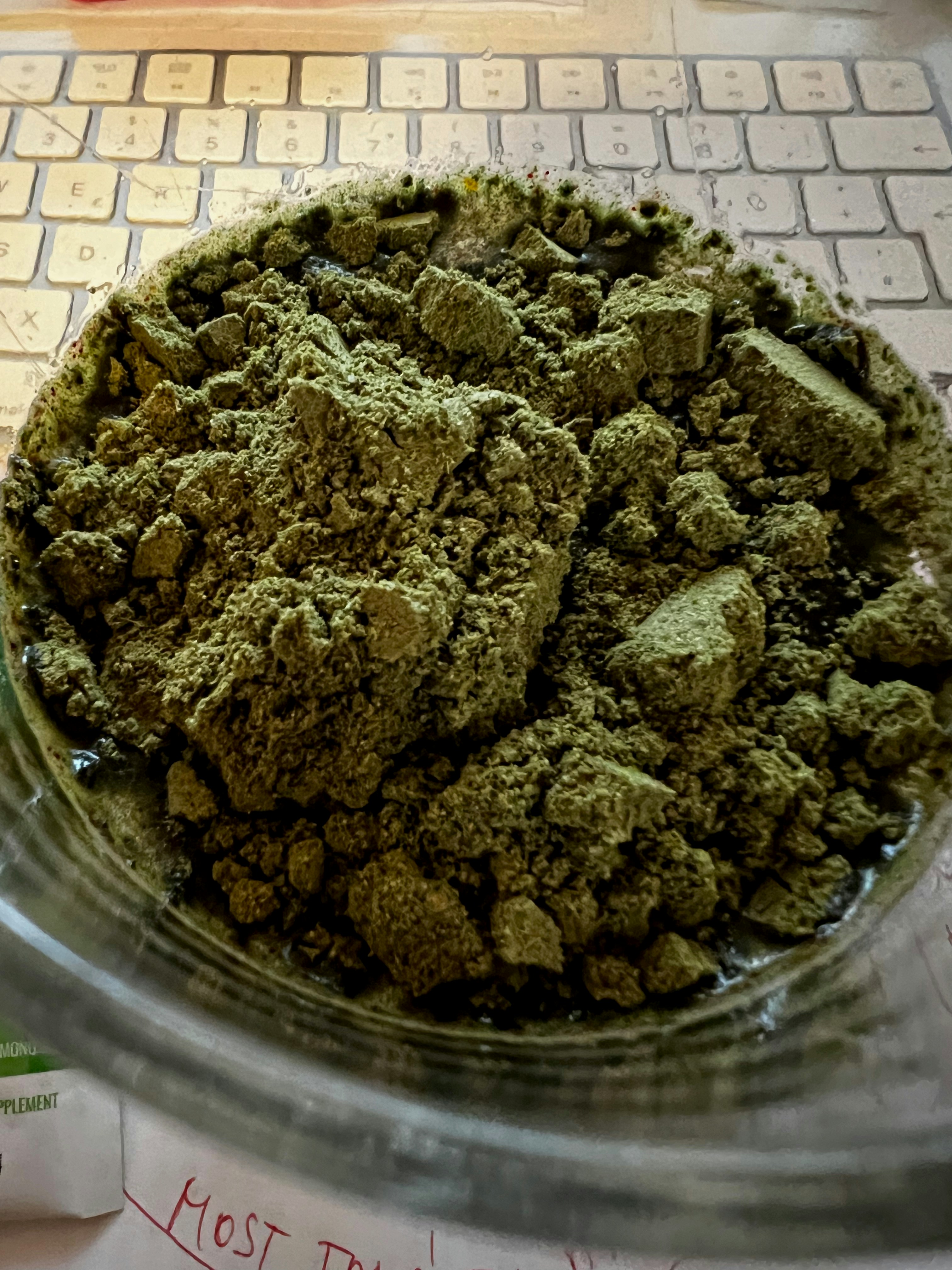 Earthy Essence: The Green Powdered Wonder