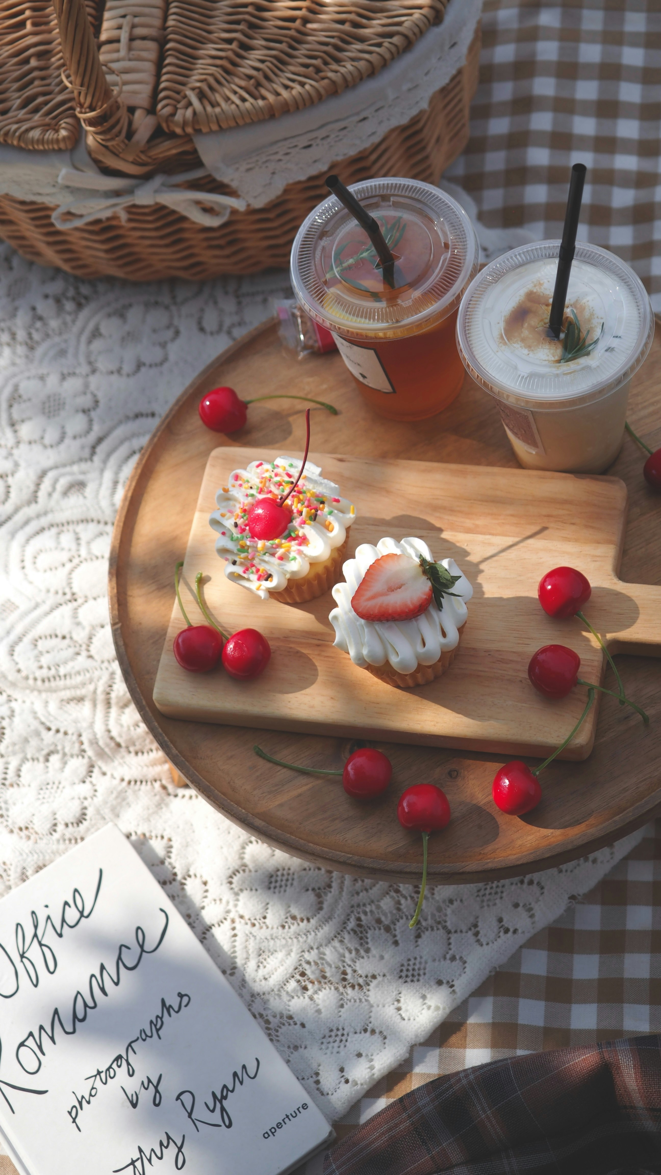 Cherry Toppers on a Picnic Plate