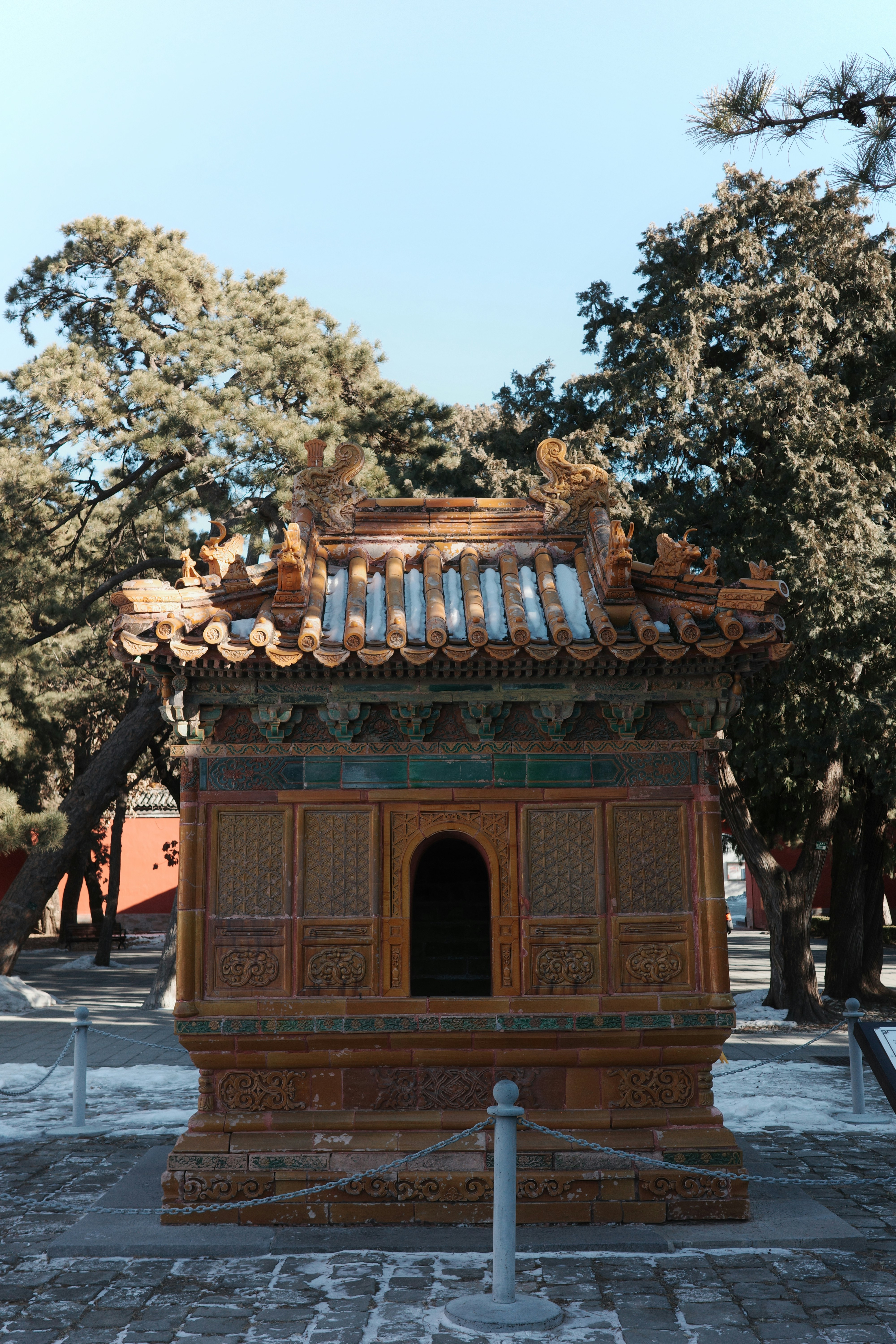 Temple Carved in Stone: A Quiet Shrine Amid Pines