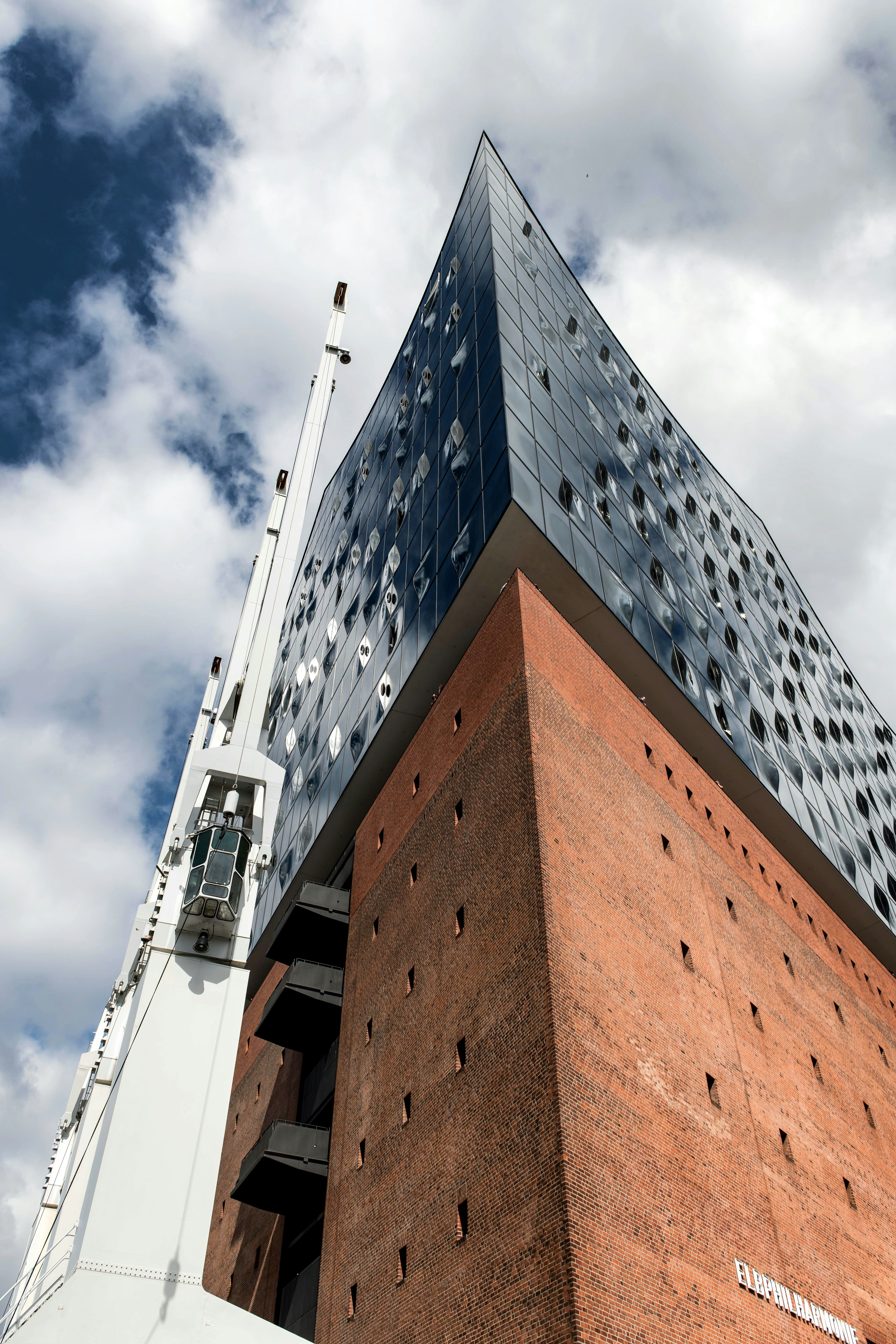 Brick and Glass Convergence: A Diagonal Tower Reaches for the Sky
