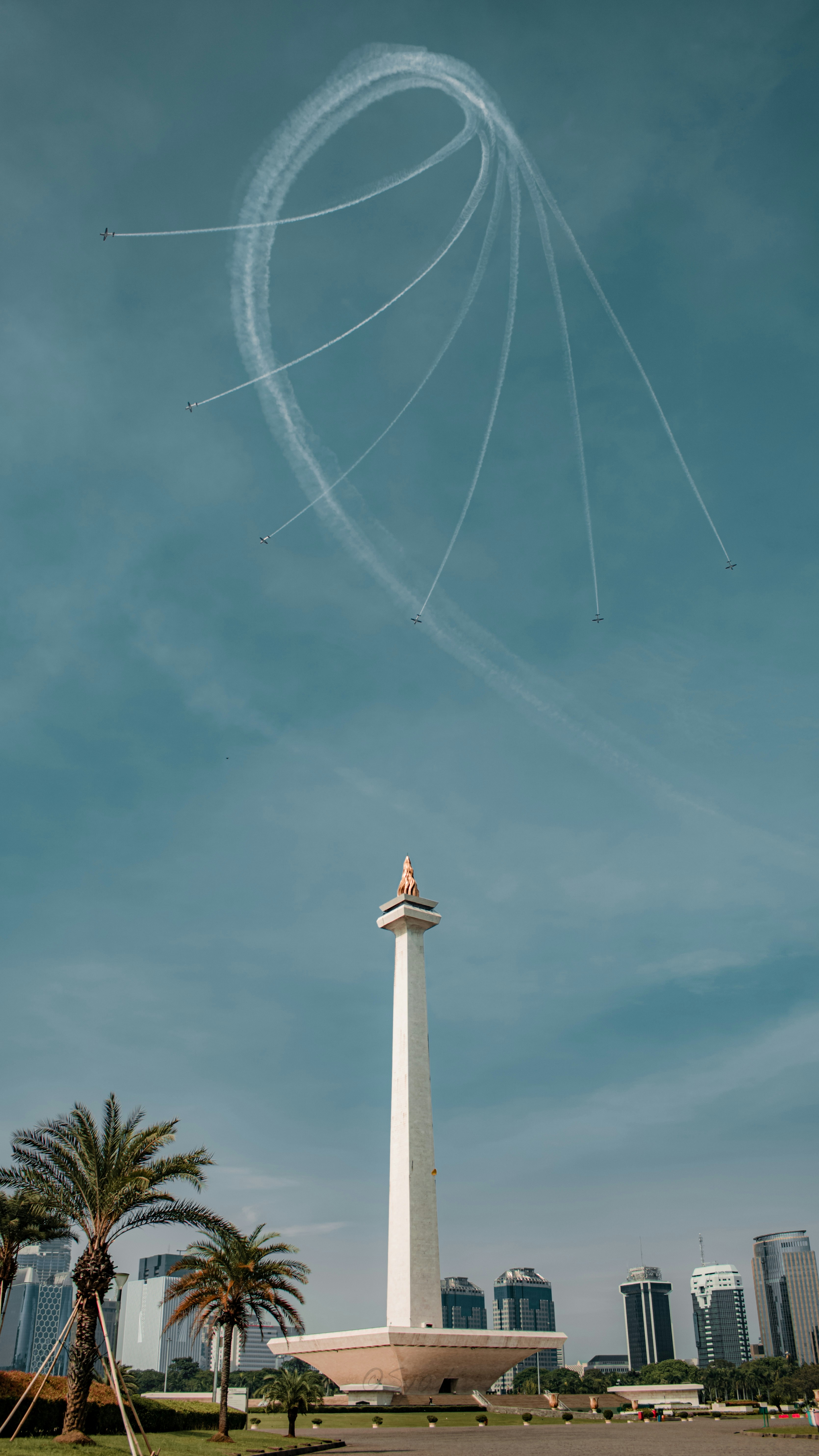Jupiter aerobatic team performed at monas
