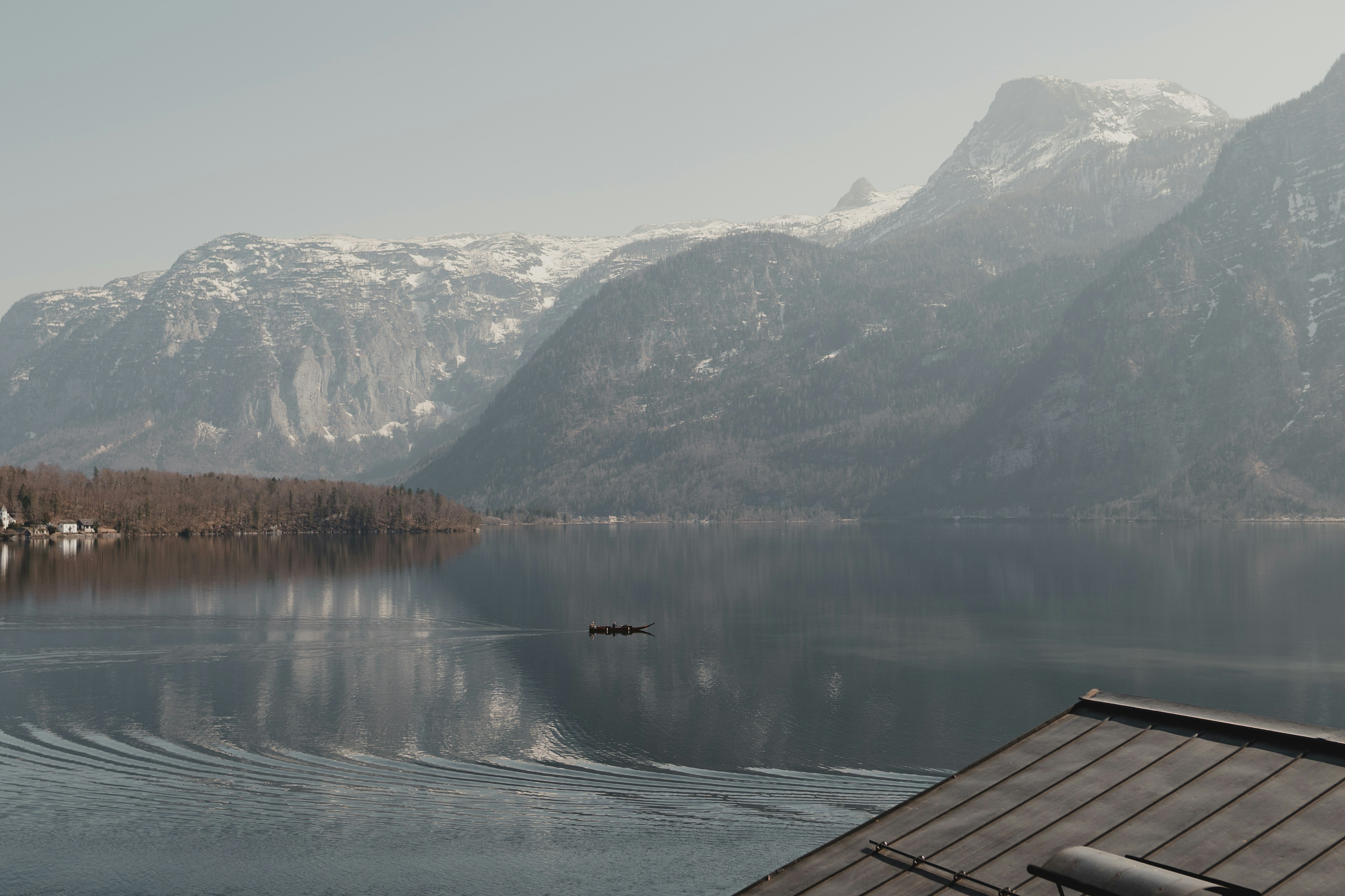 Alpine Mirror: Peaks Hushed by a Lake's Stillness