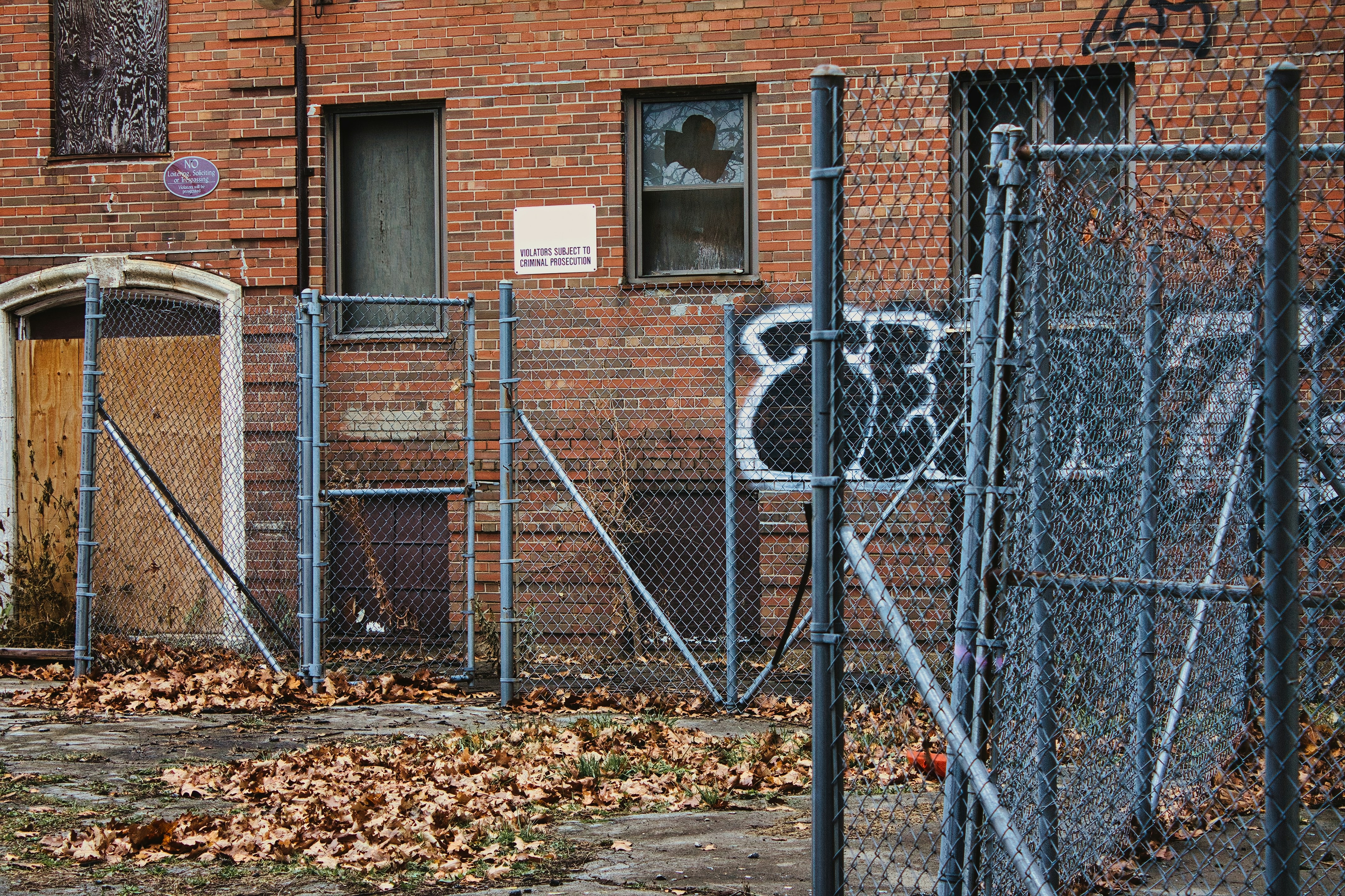 Long Abandoned Public Housing Near Chicago IL