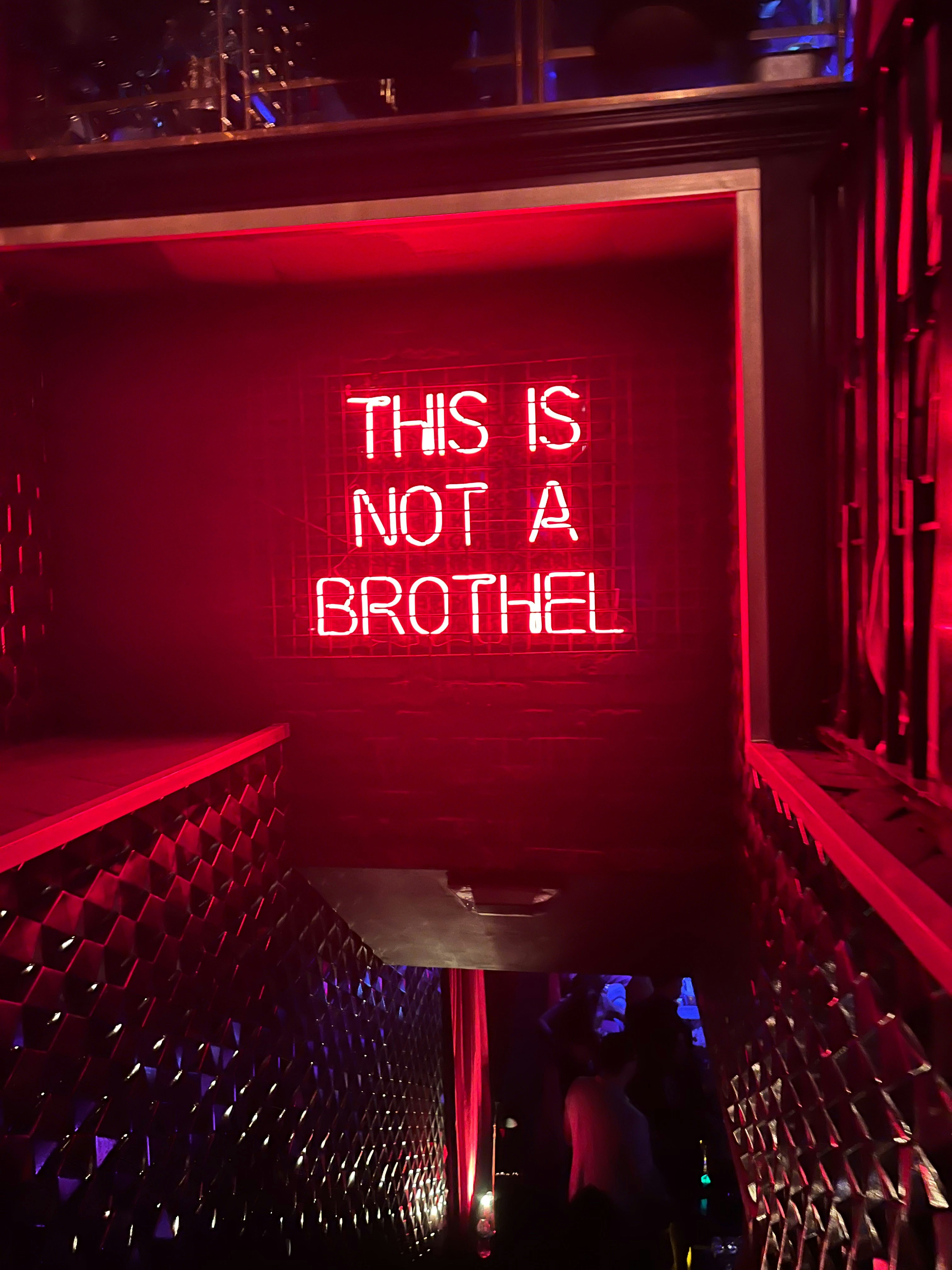 A neon sign that says, this is not a brother photo – Free Urban Image ...