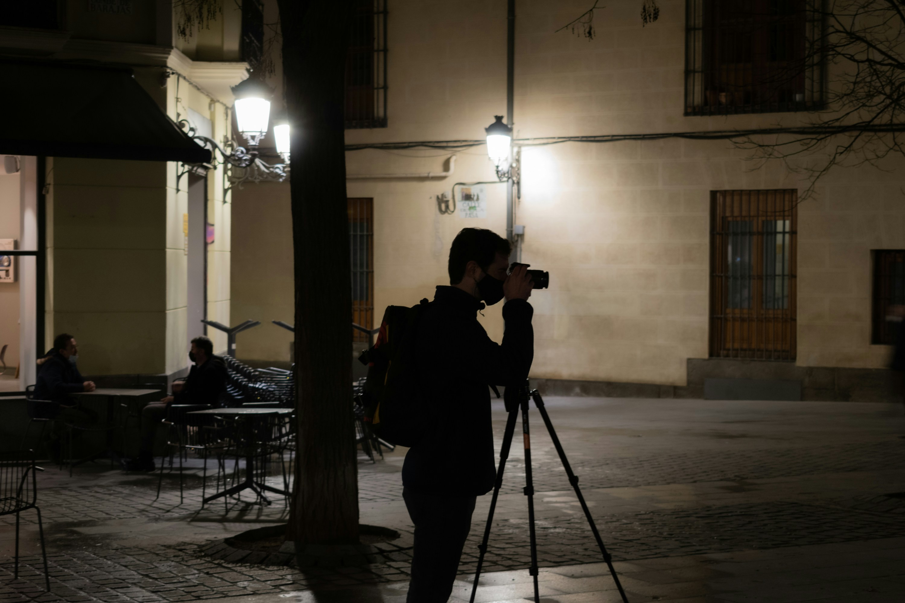 Lantern-lit Stillness: A Street Photographer Framing Quiet City Nights.