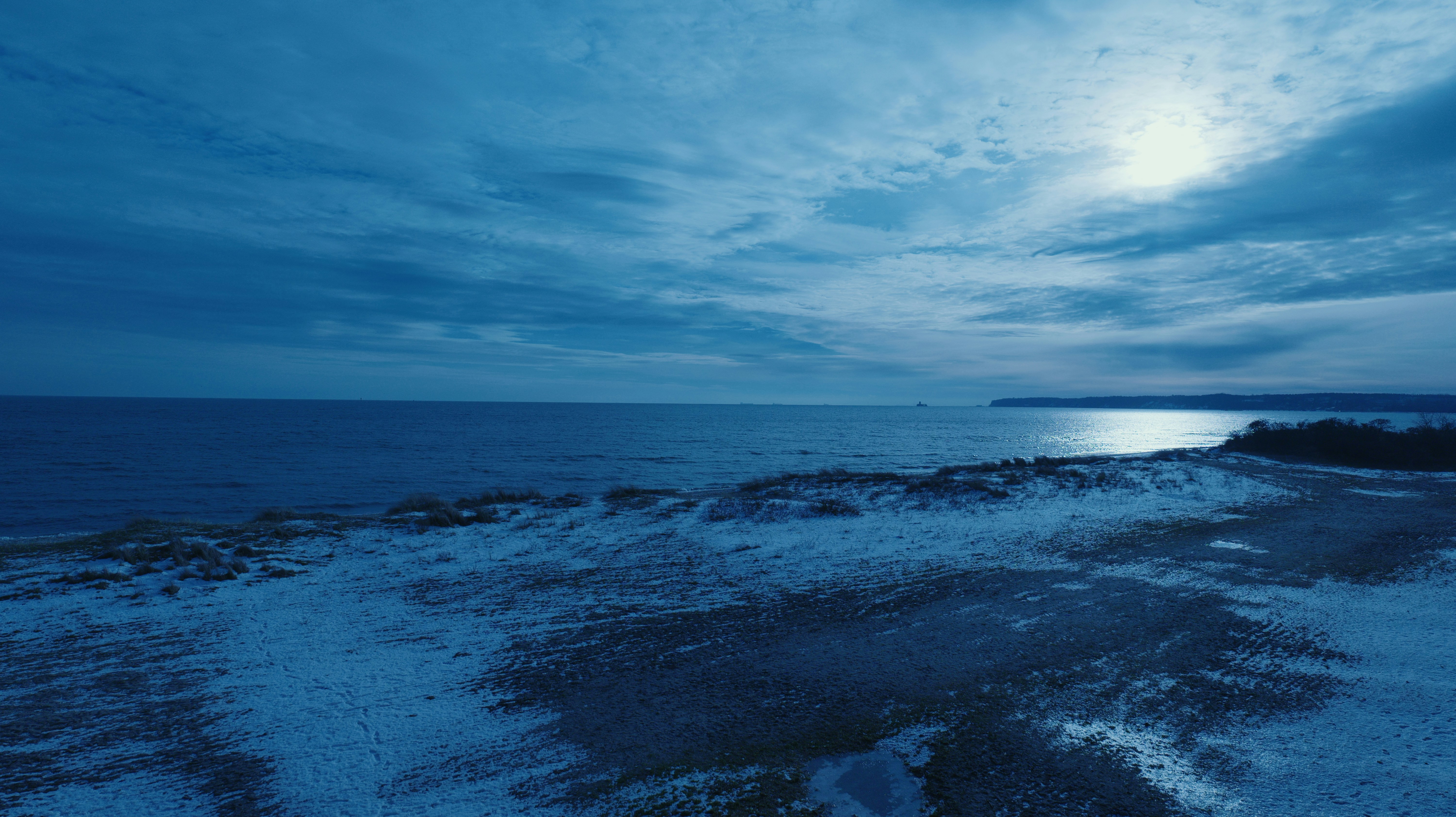 Moonlit Coastal Tranquility