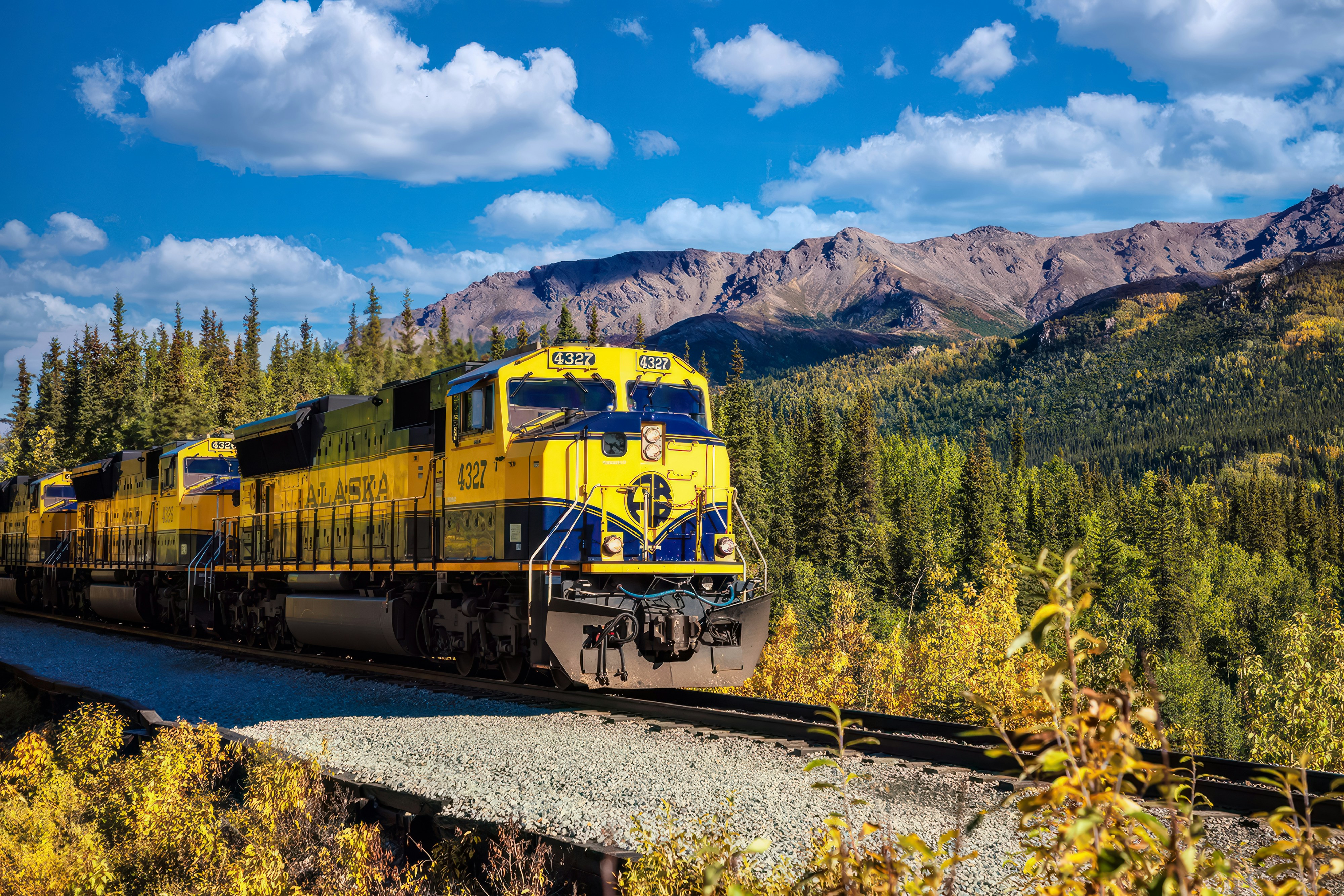 The Alaska Train from Denali National Park photo – Free Train Image on ...
