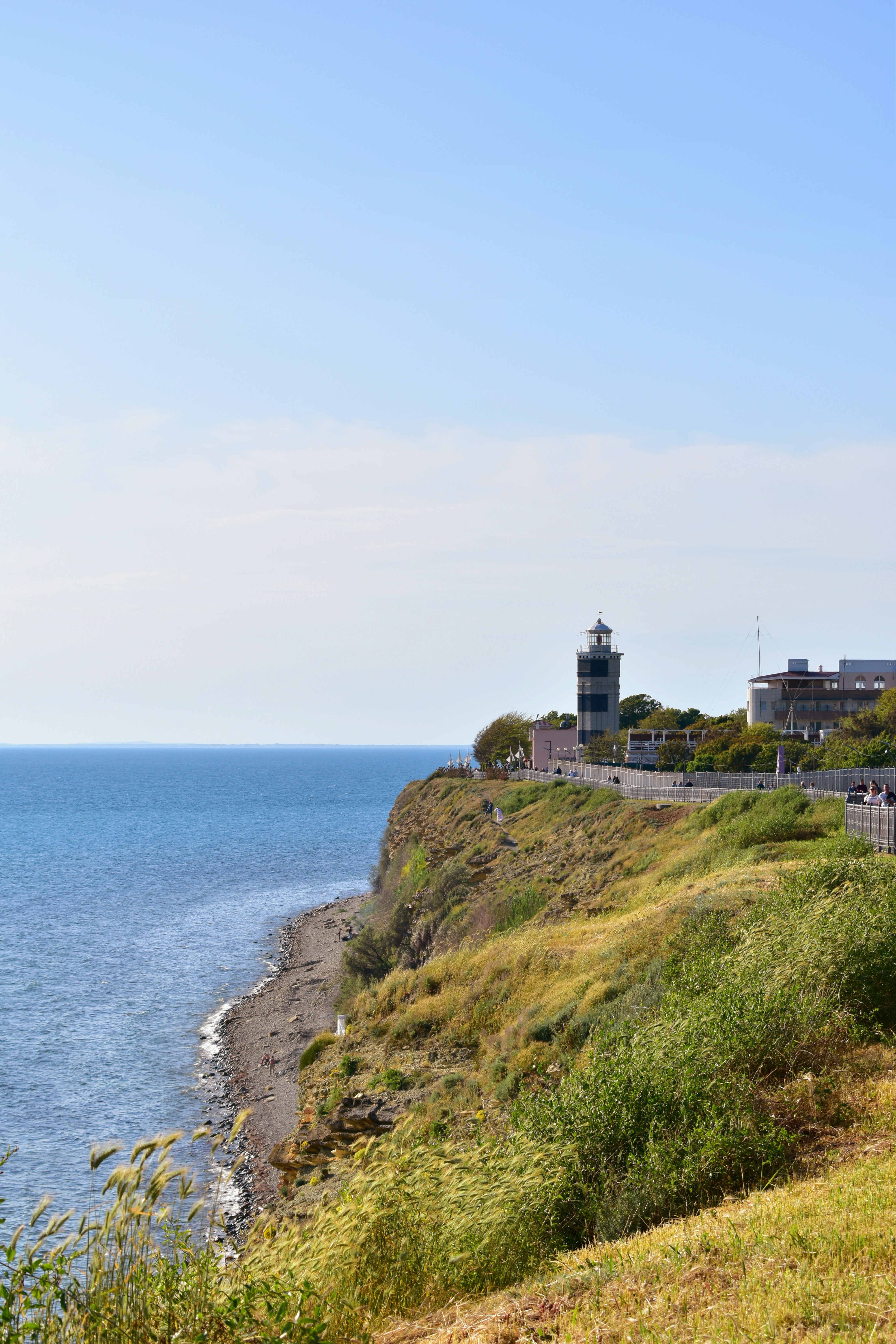 Lighthouse Over the Cliff: A Quiet Maritime Vista
