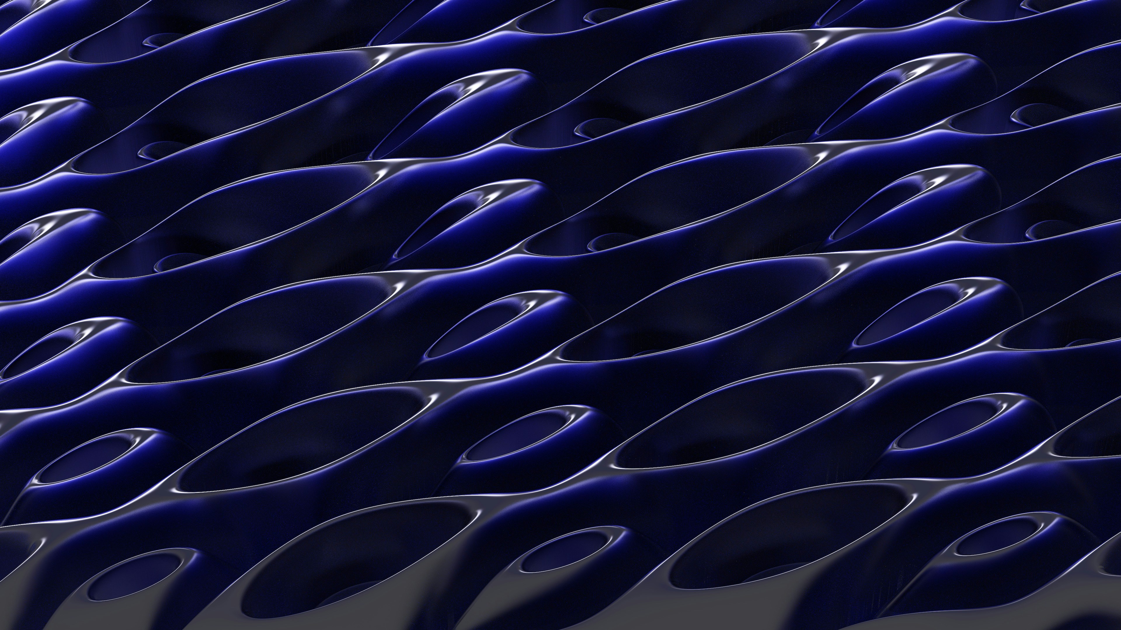 A very large group of wavy blue objects photo – Free 3d Image on Unsplash