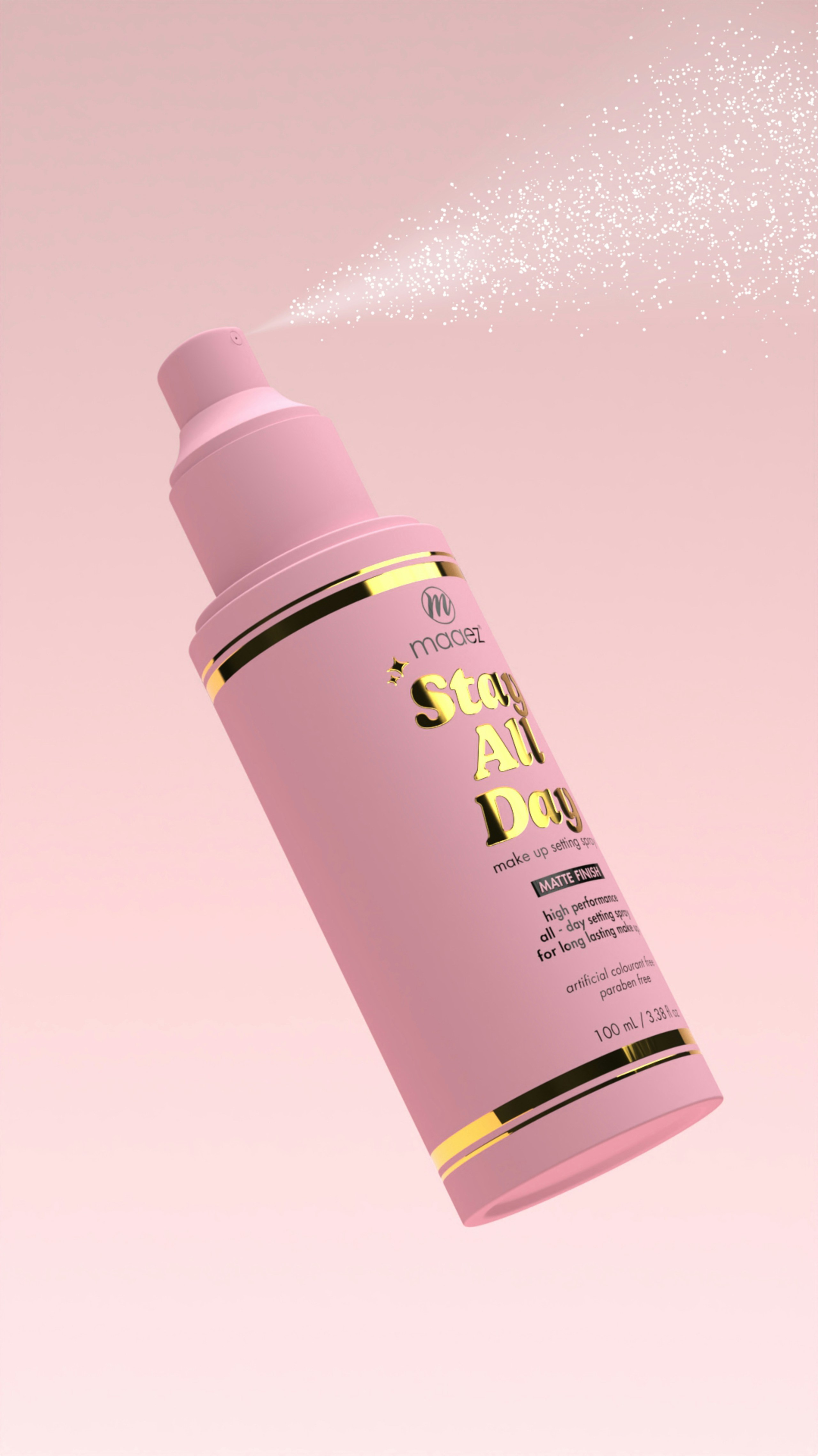 A pink spray bottle flying through the air photo – Free Beauty Image on ...