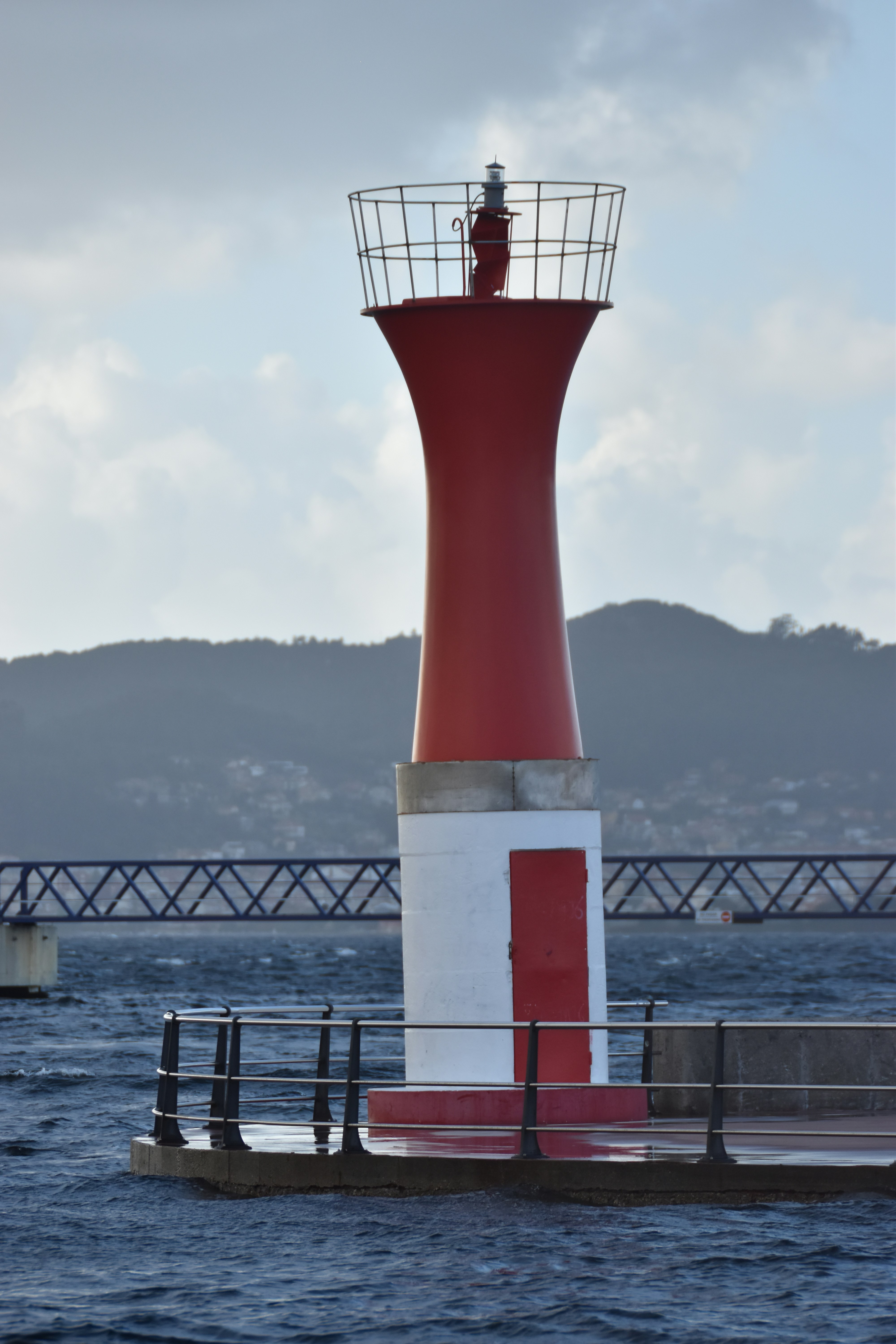 Beacon of Guidance: The Red Lighthouse Standing Tall