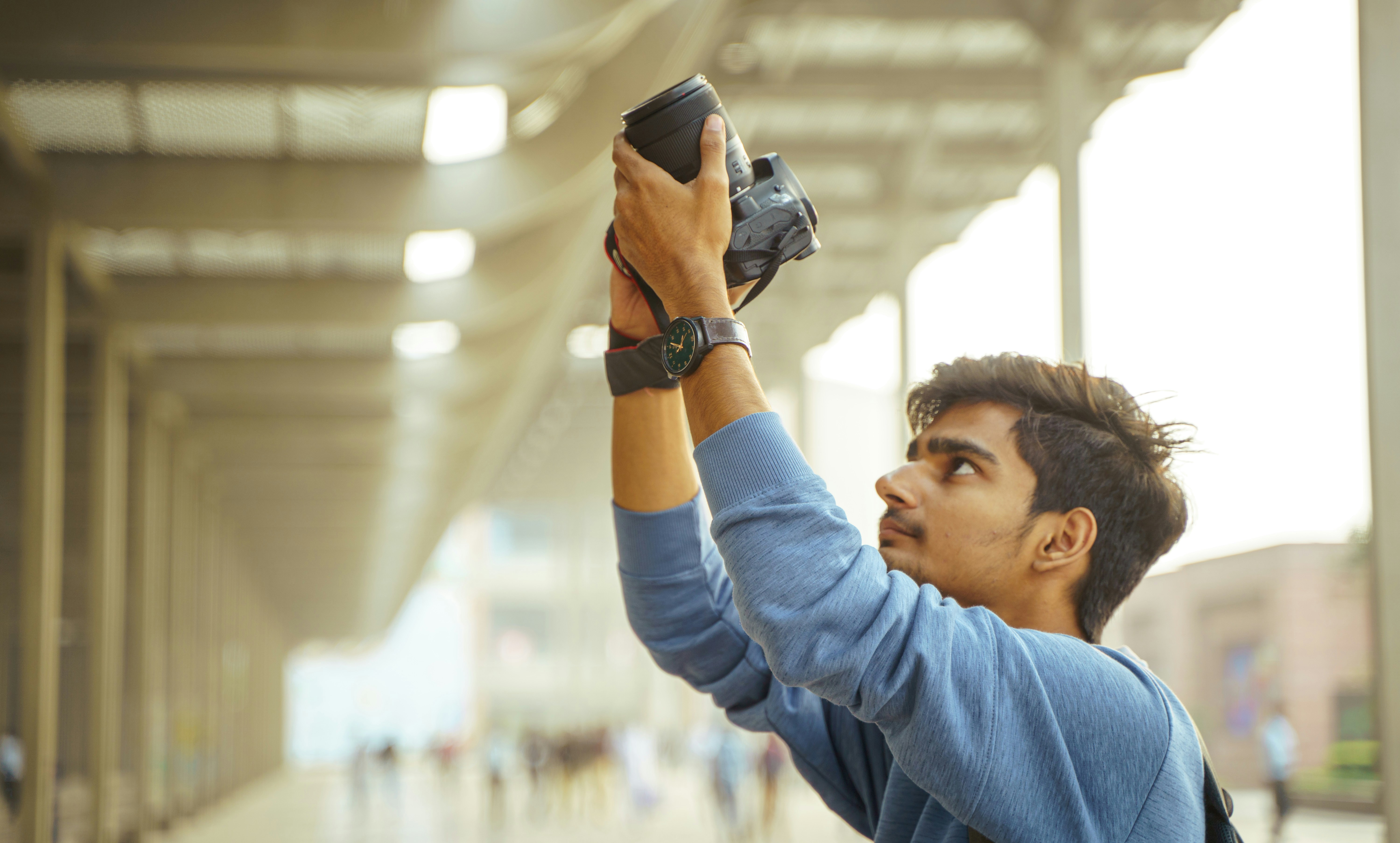 Raising a Moment: A Photographer Reaches for the Sky