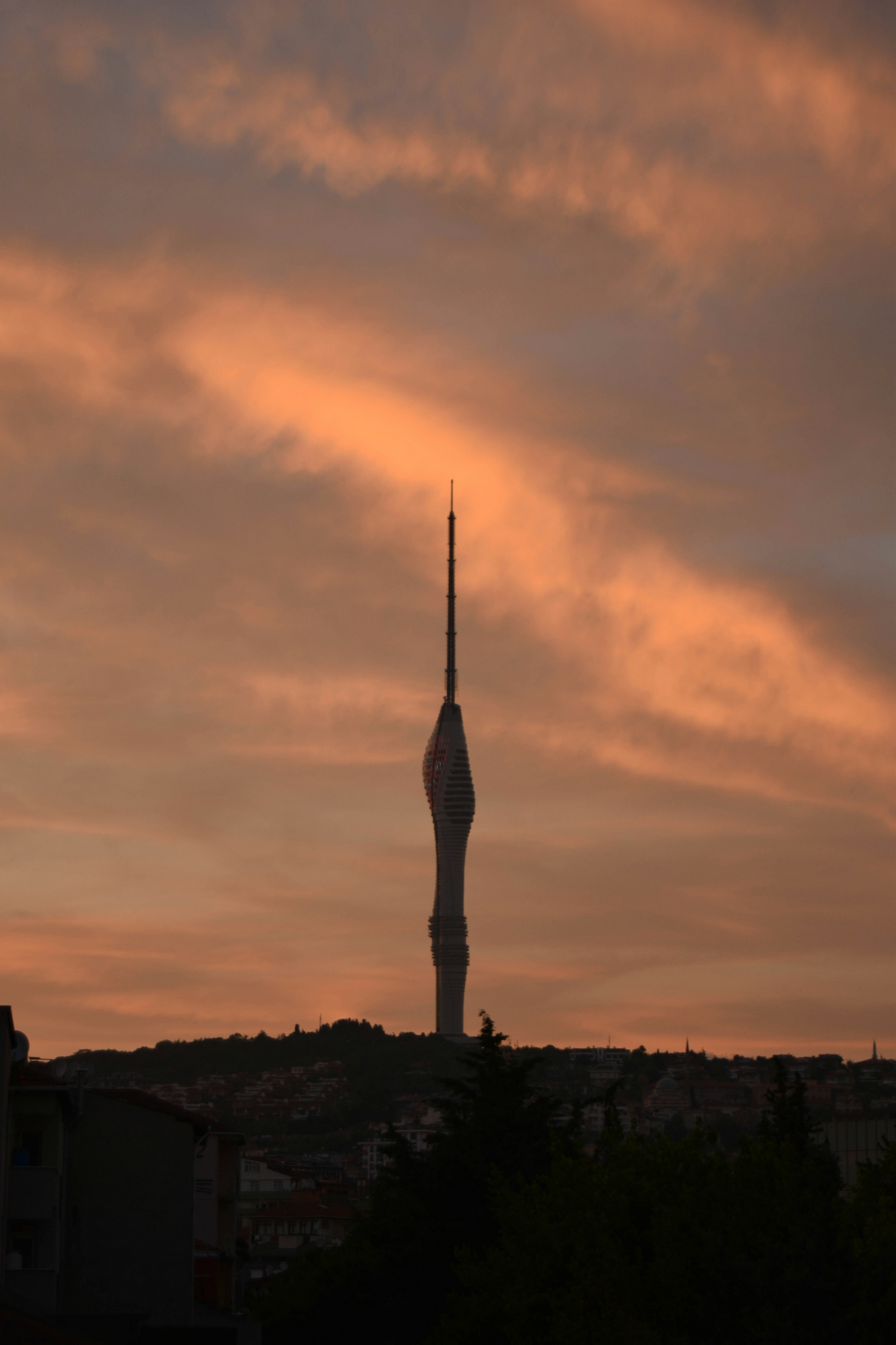 Twilight Spire over the Quiet Ridge