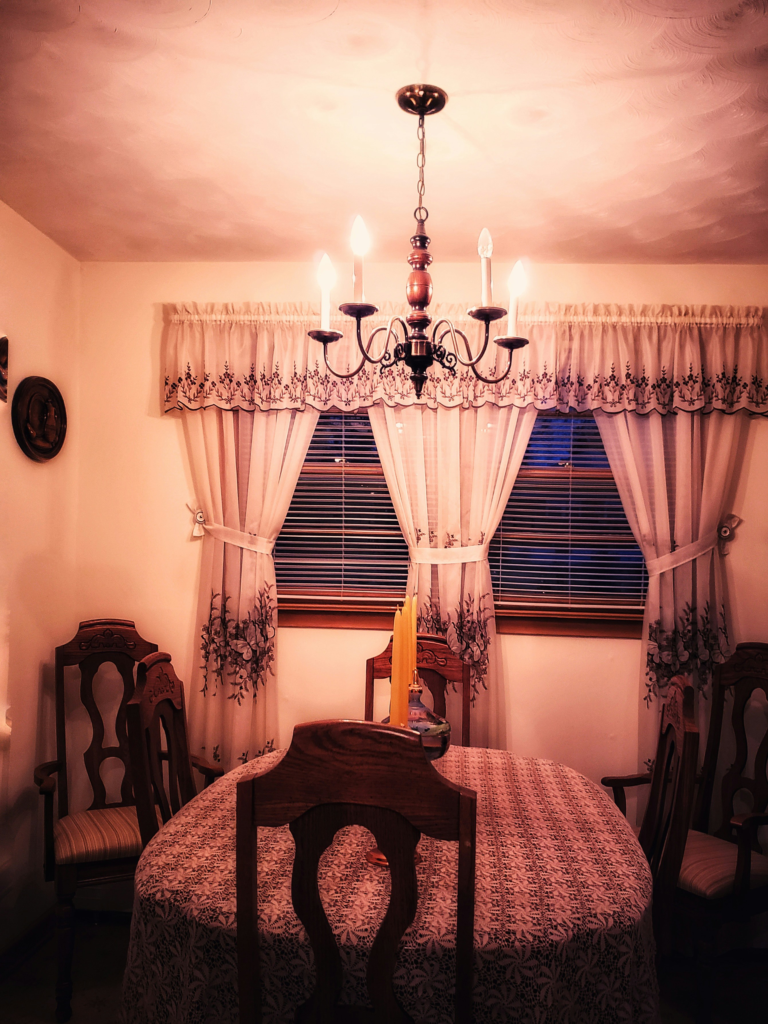 Vintage Elegance Under Warm Light