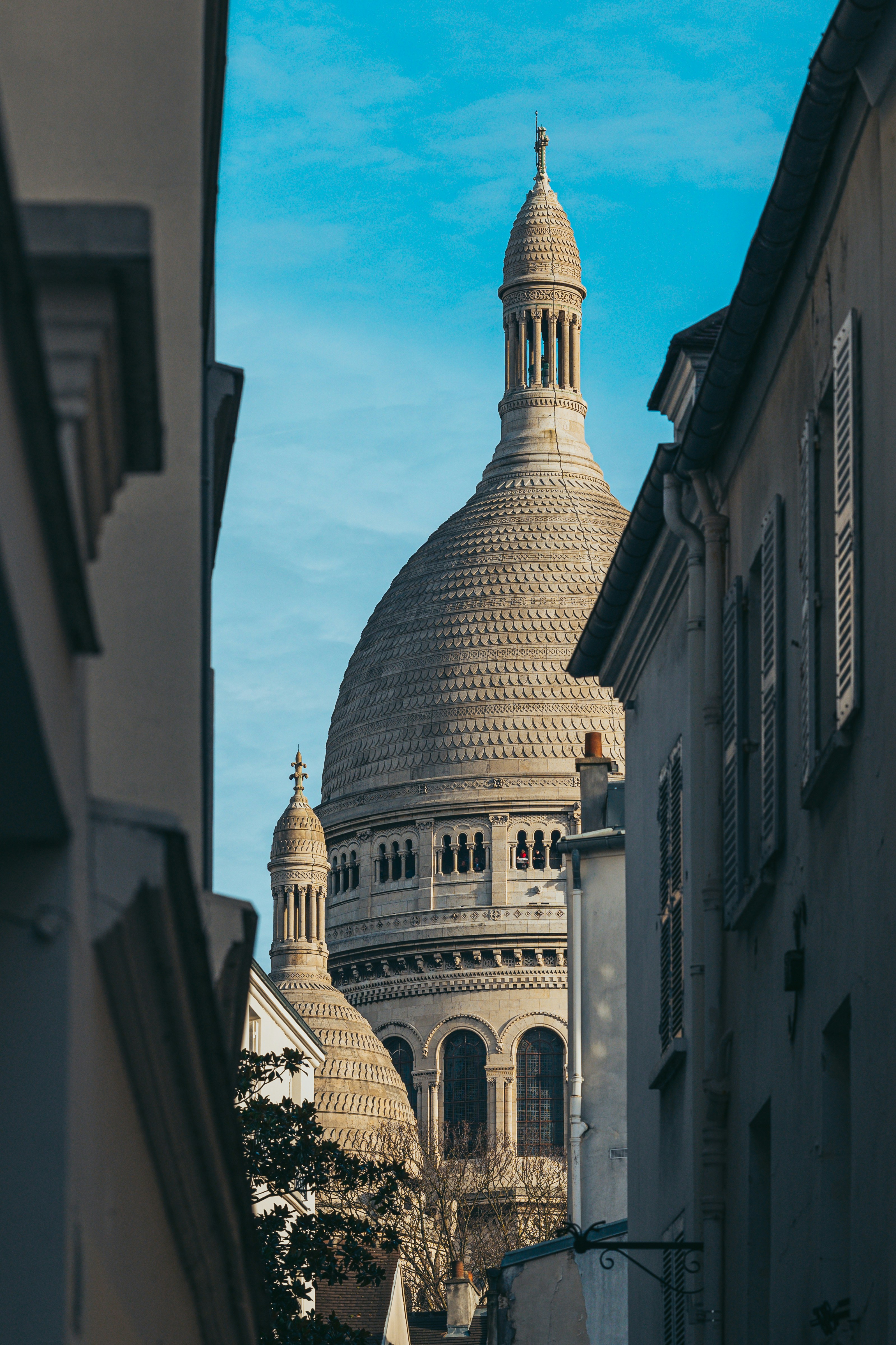 Rue Framing the Dome: An Alley Leads to Sacré-Cœur