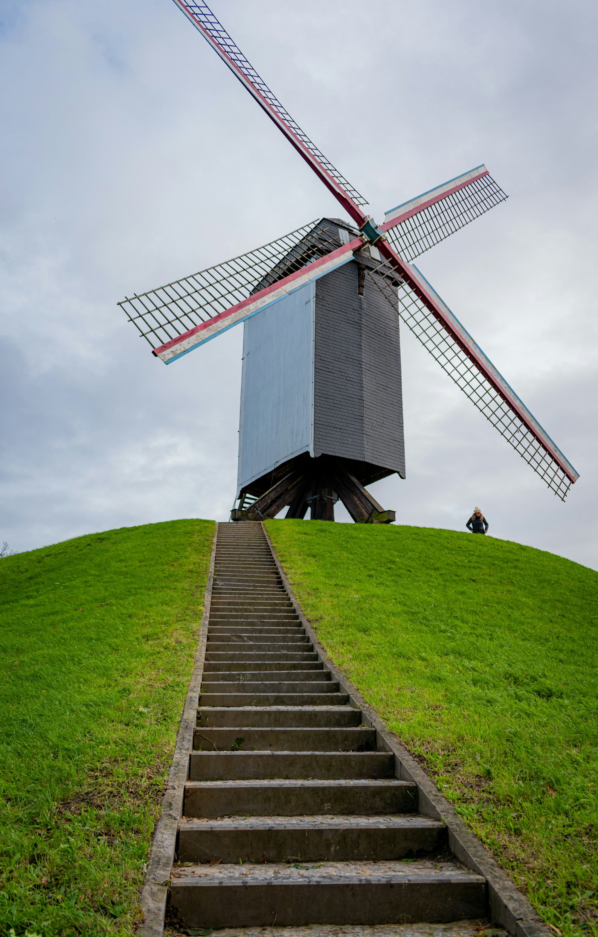 Stairway to the Hilltop Windmill