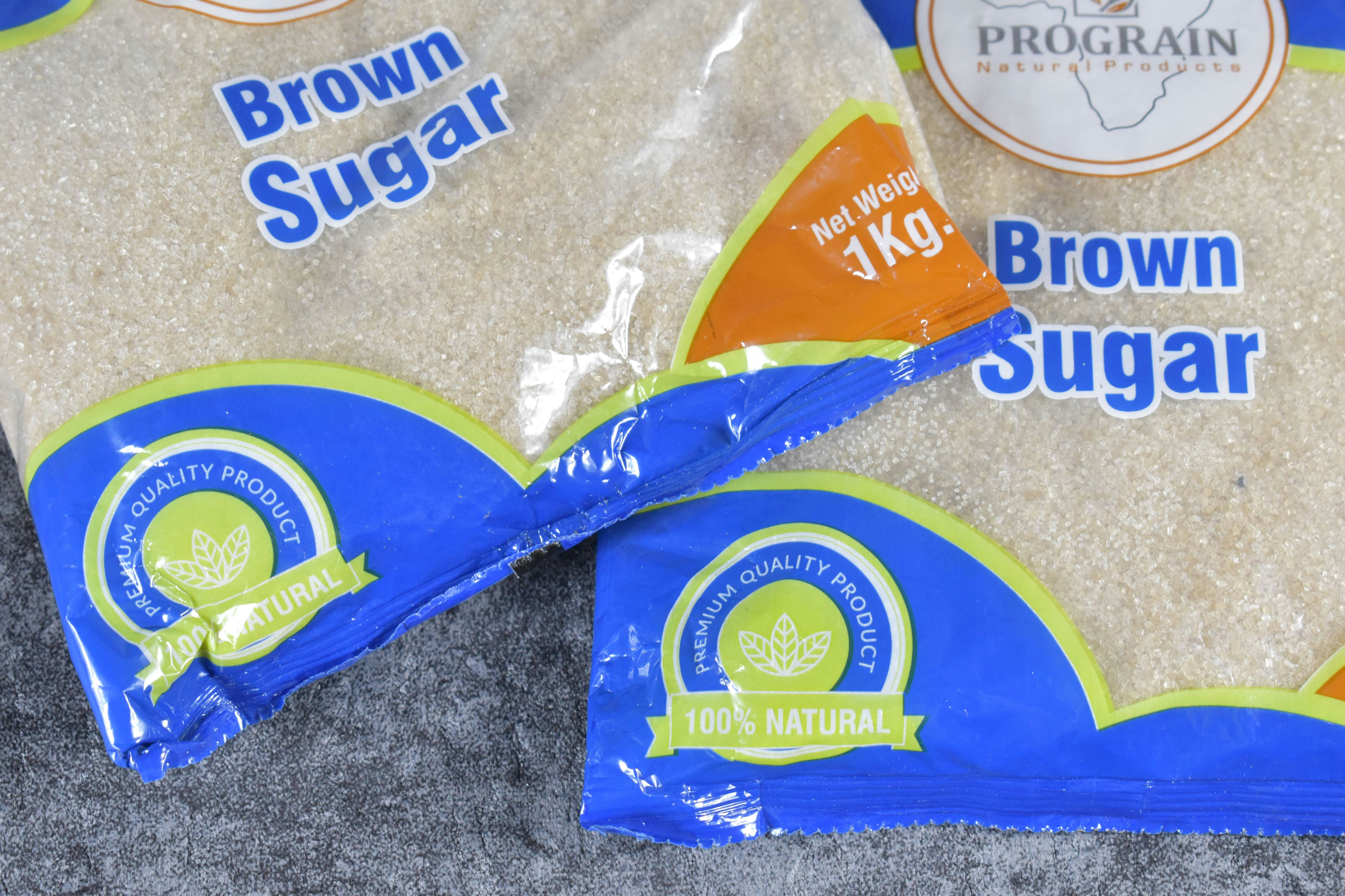 A bag of brown sugar next to a bag of brown sugar photo – Free Food ...