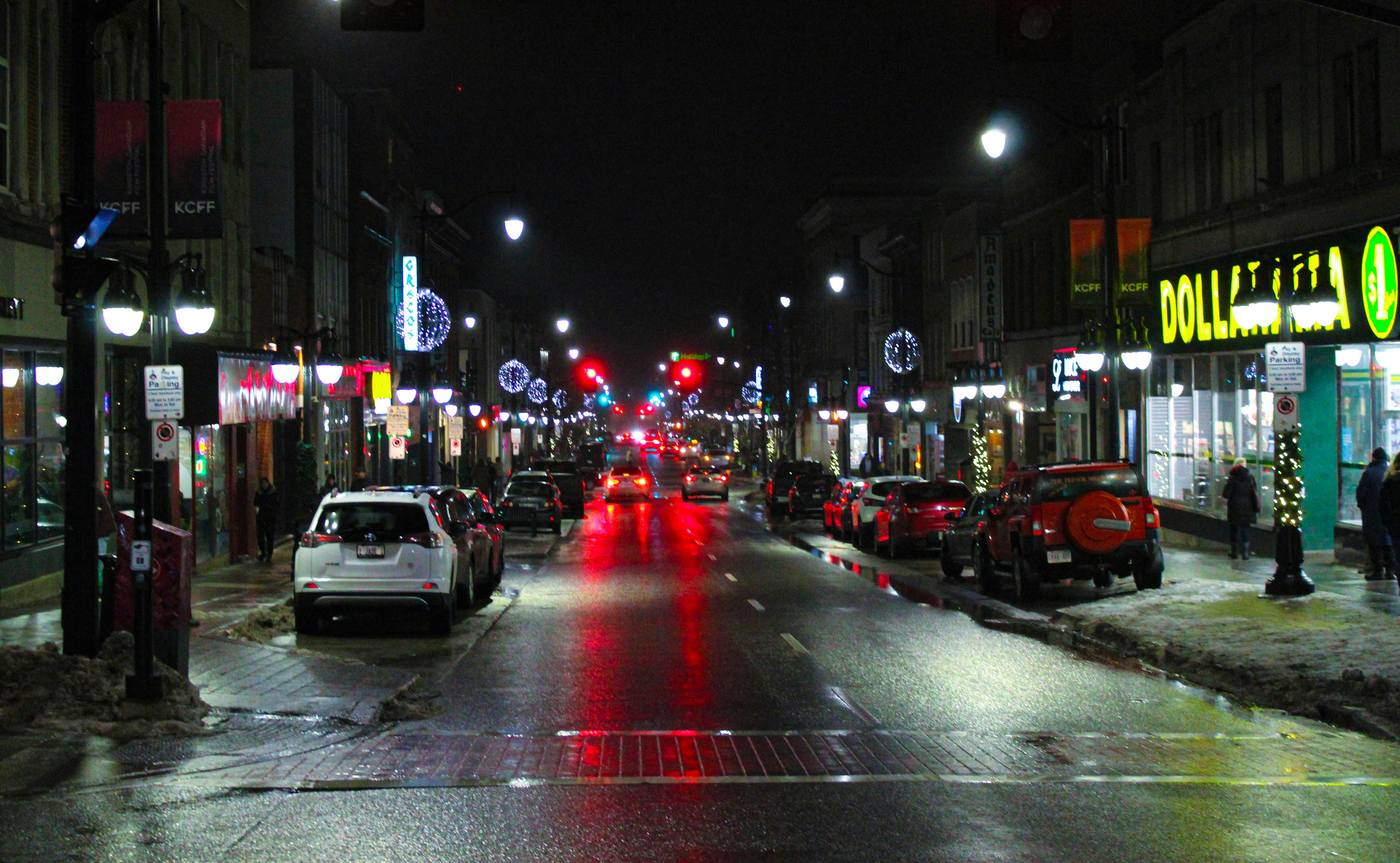 Street in downtown Kingston Ontario