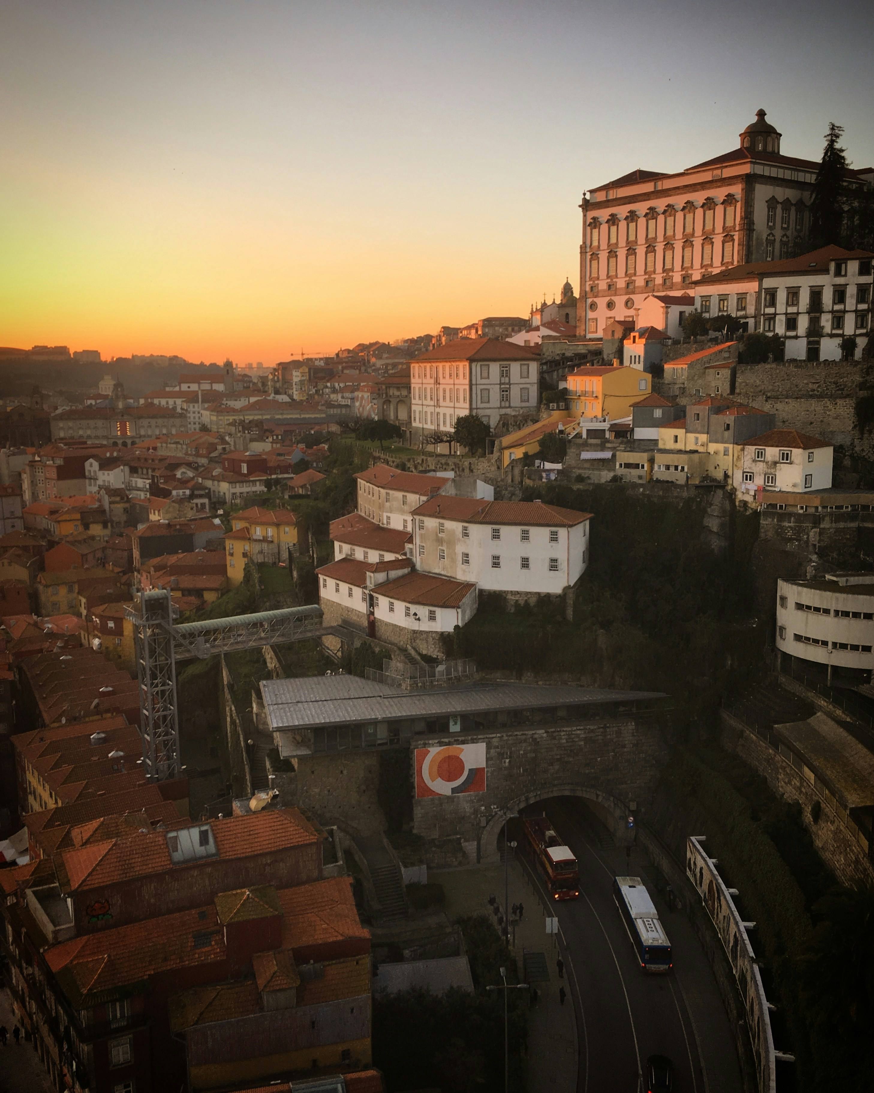 Sunset Over Porto: A Hilltop Quarter Painted in Golden Light
